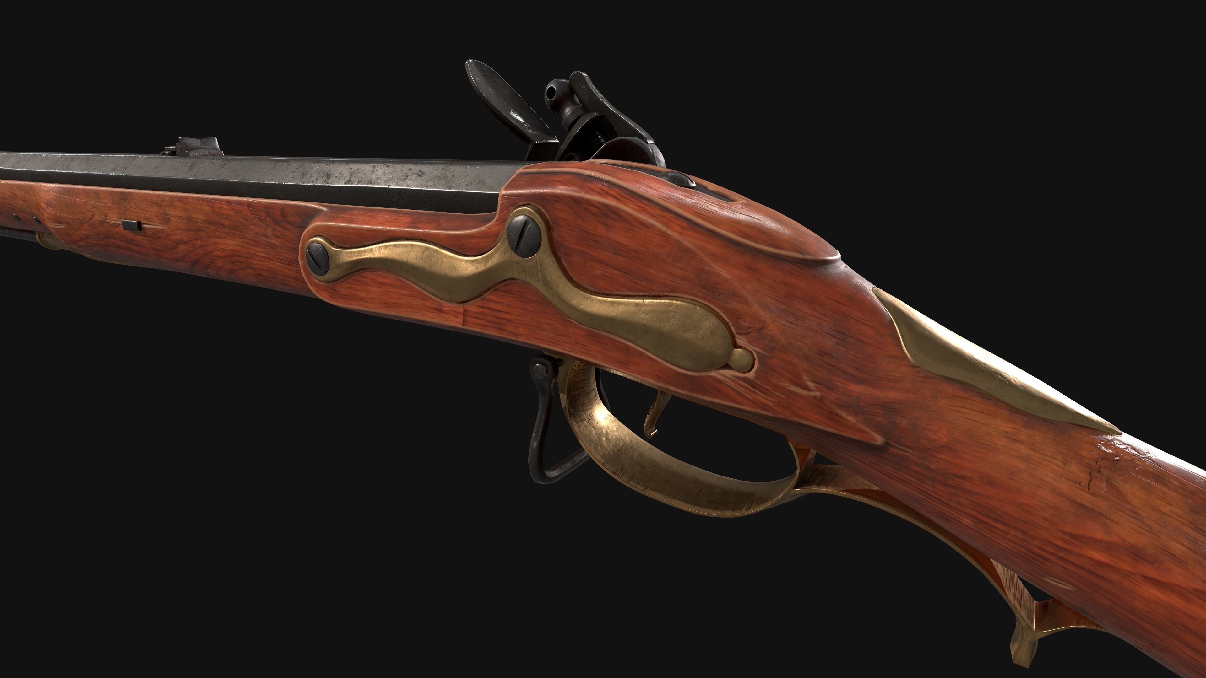 3D model Pattern 1776 VR / AR / low-poly | CGTrader