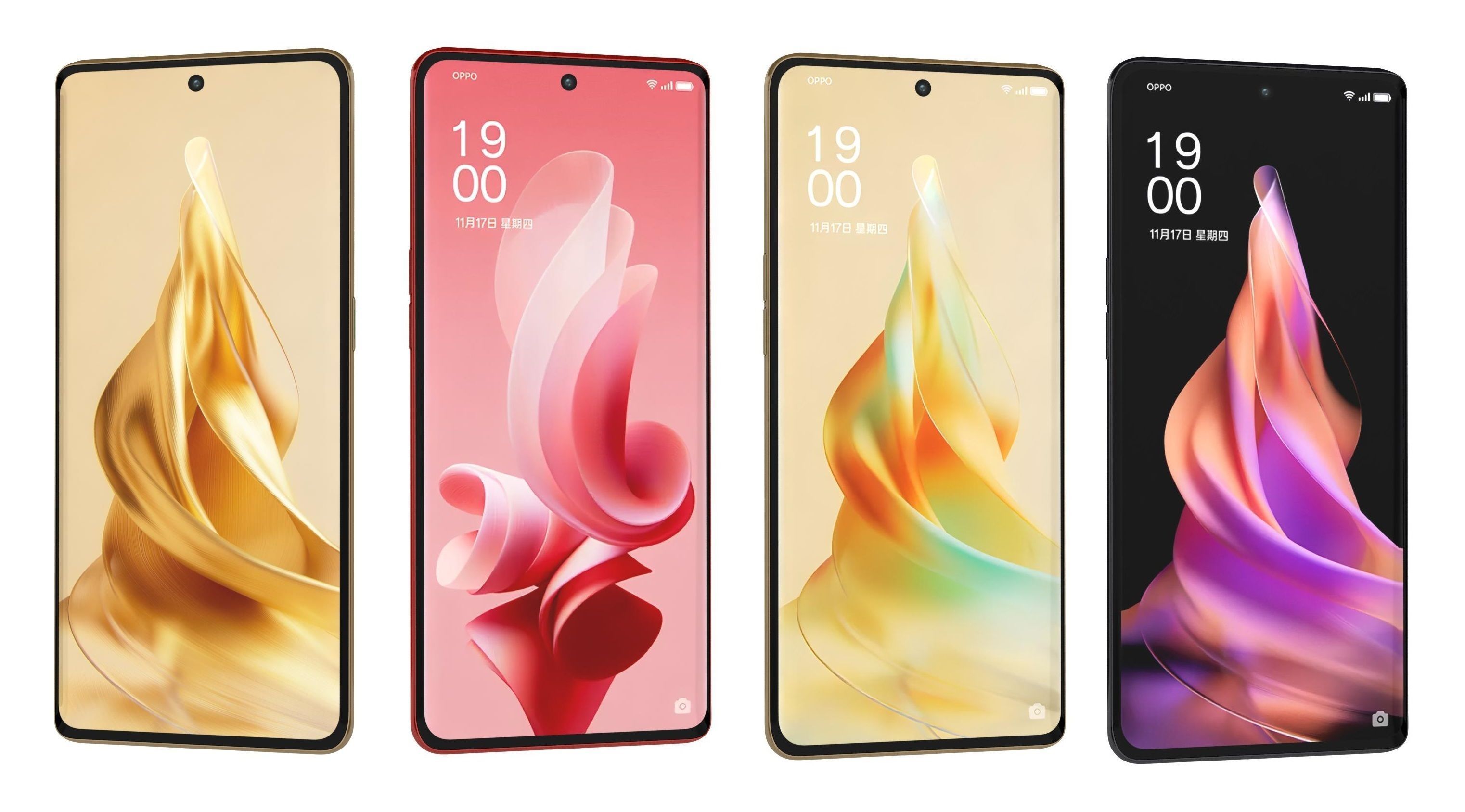 OPPO Reno 9 All Colors 3D model | CGTrader