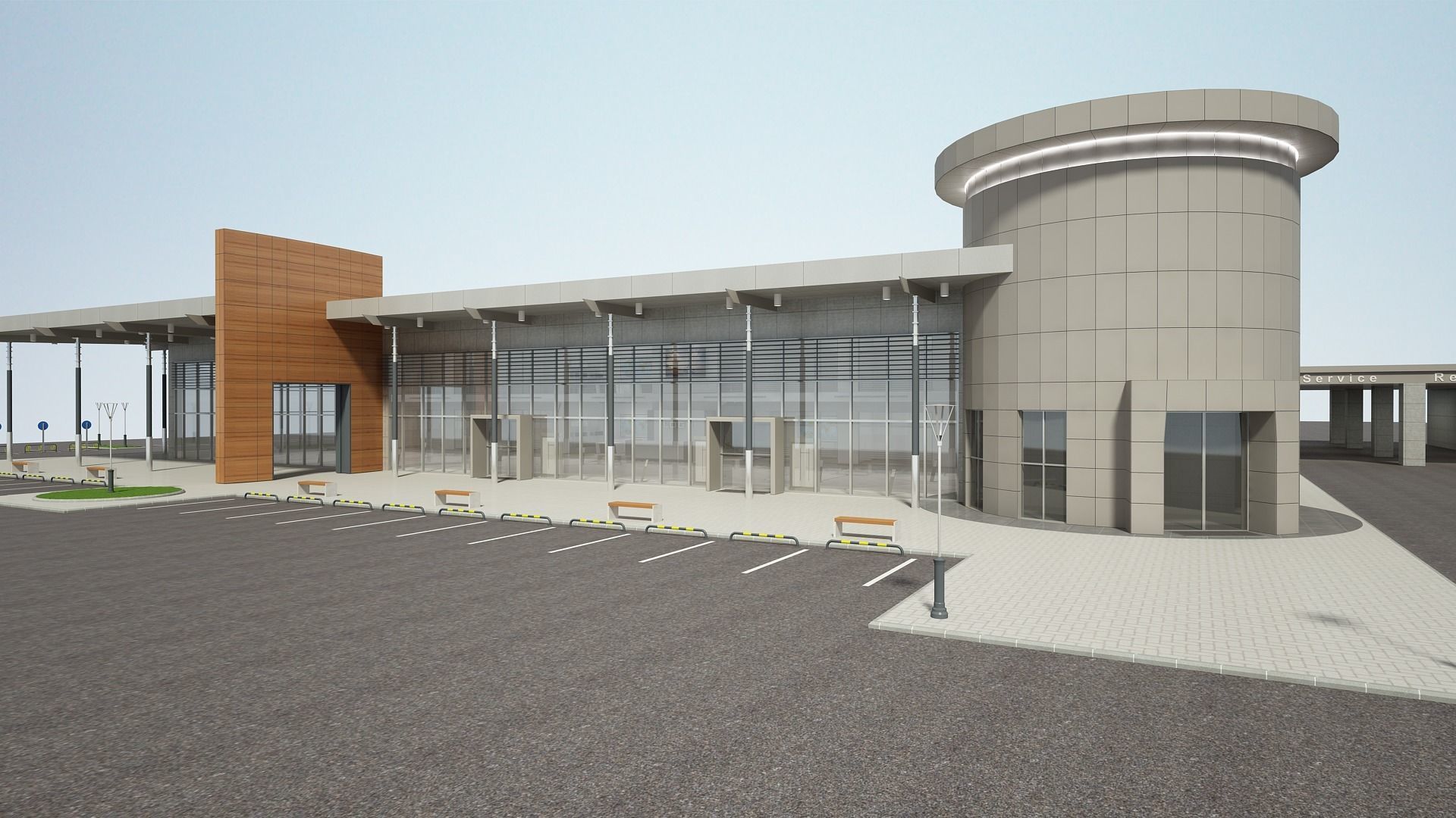 Car Showroom 3D model | CGTrader