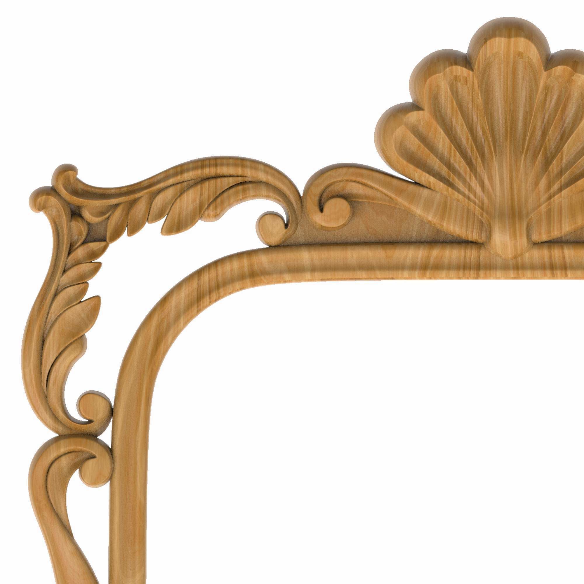 Carved picture frame STL 3D model | CGTrader