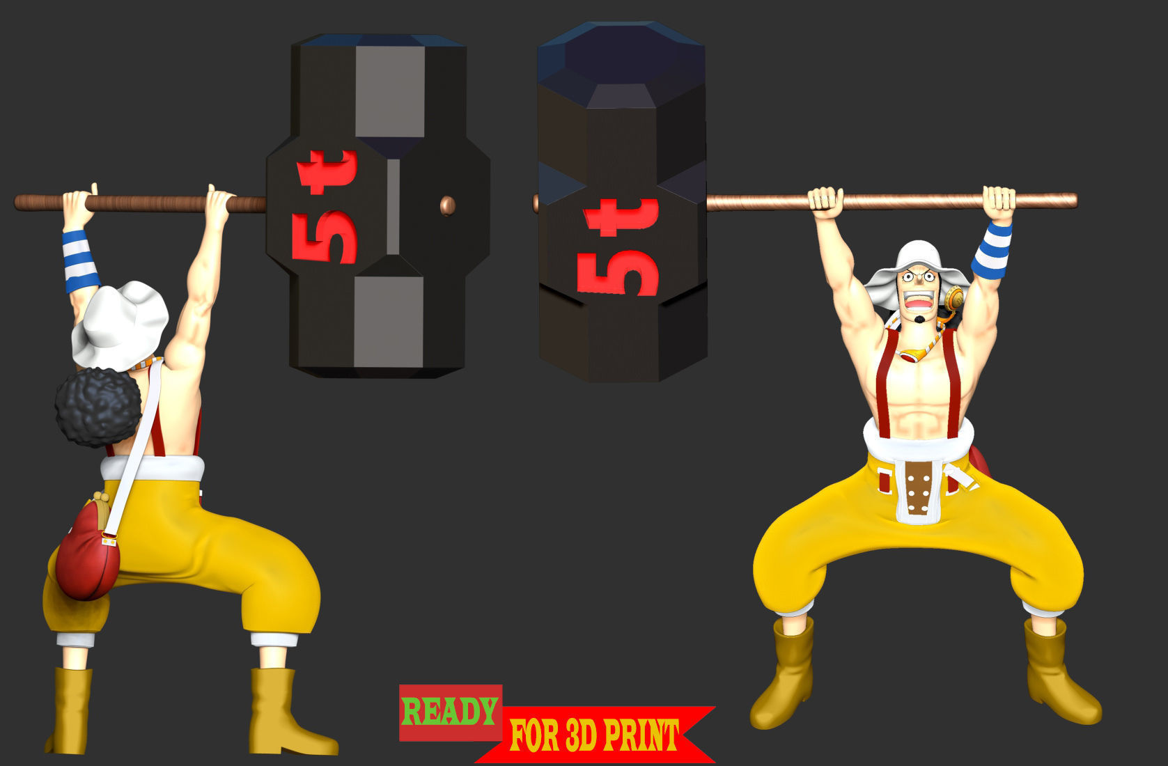God Usopp - One Piece 3D model 3D printable | CGTrader