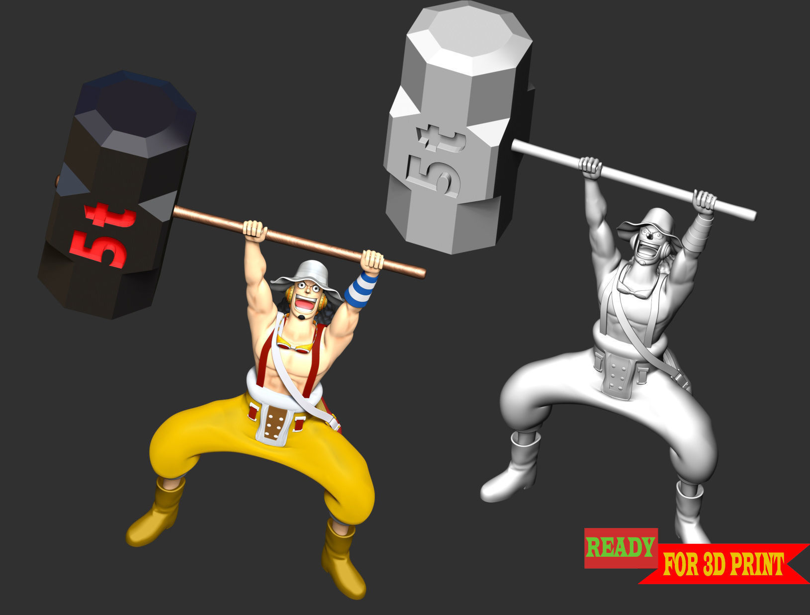 God Usopp - One Piece 3D model 3D printable | CGTrader