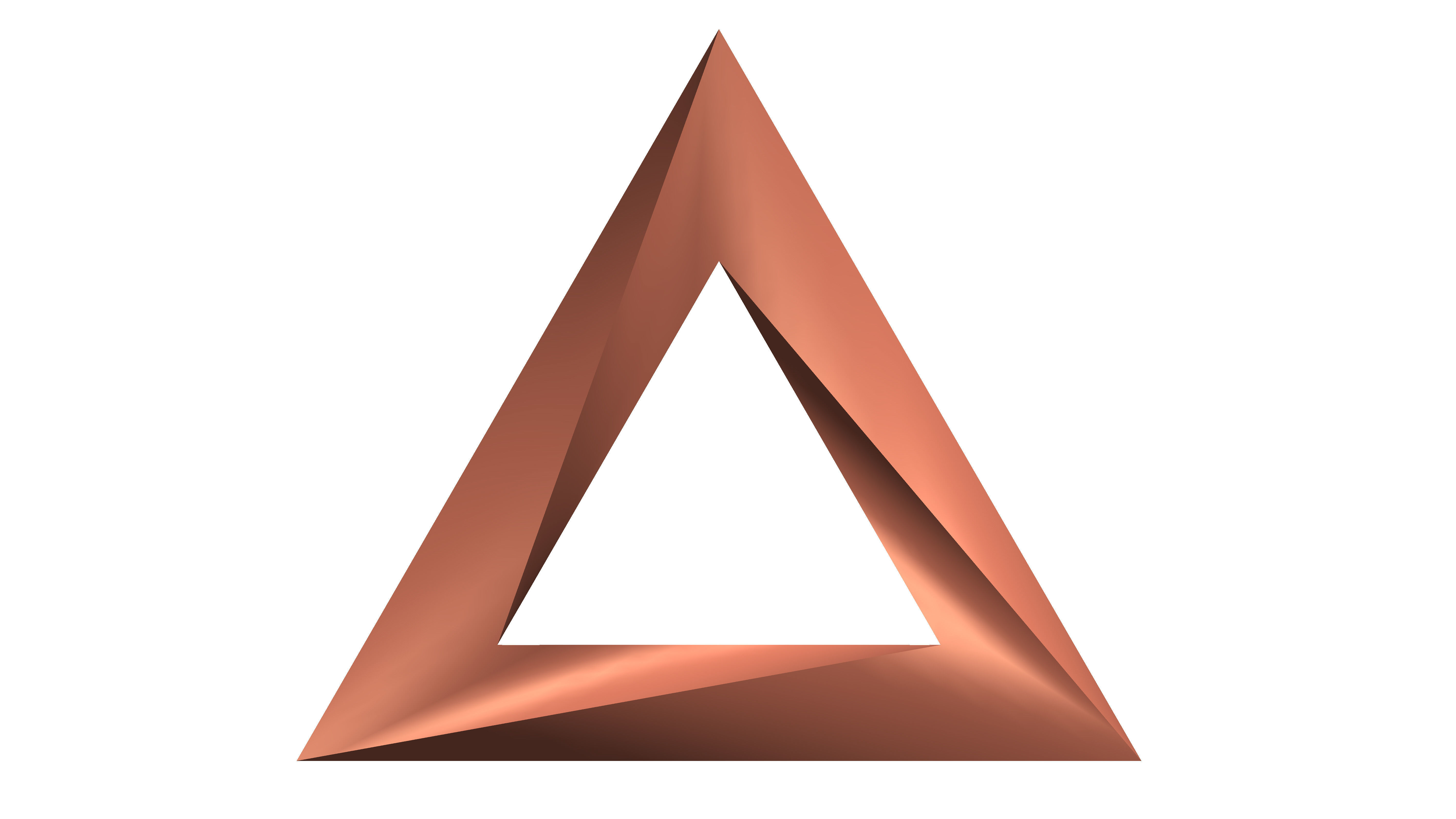 Penrose Triangle 3D model | CGTrader