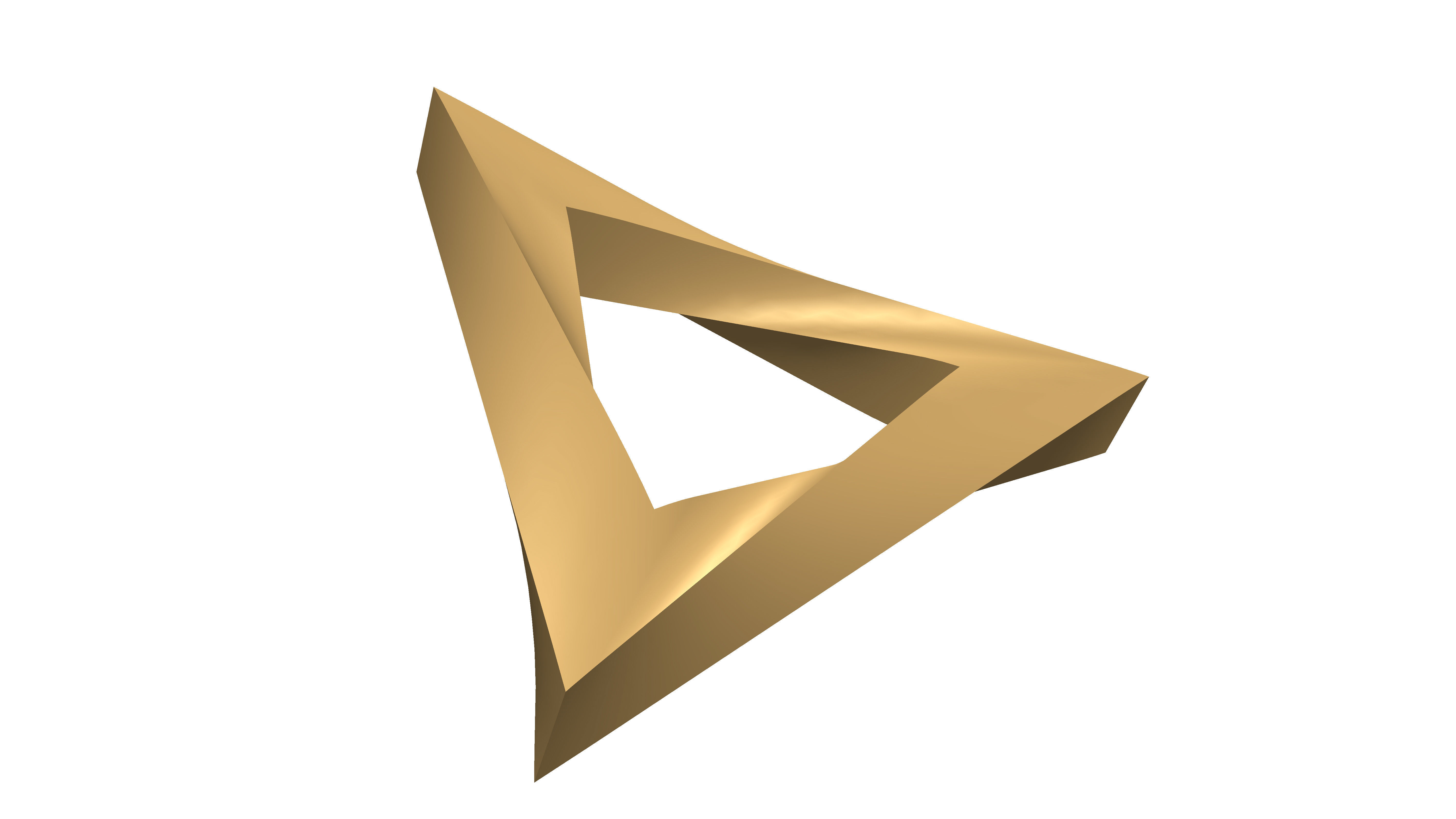Penrose Triangle 3D model | CGTrader
