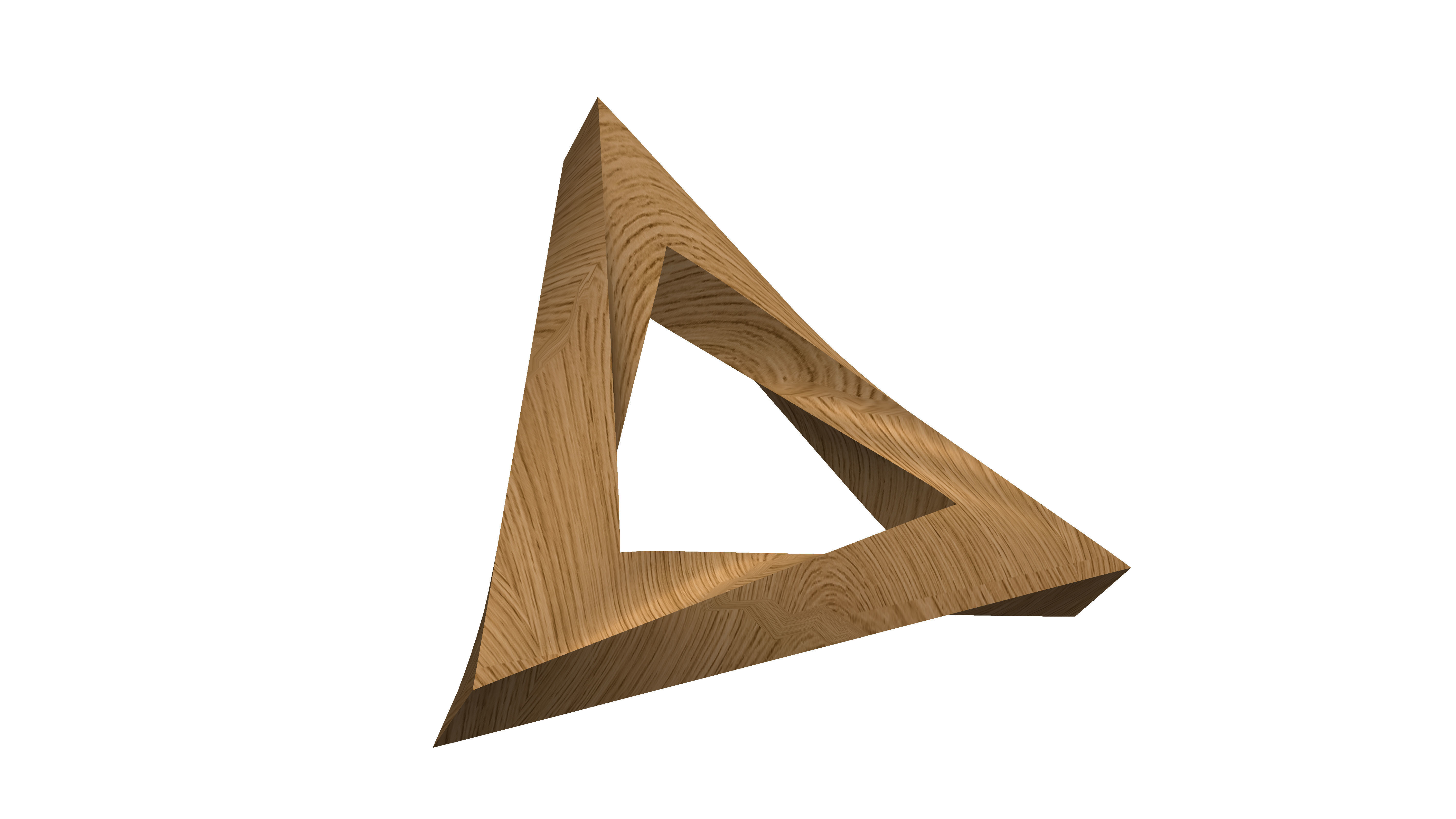 Penrose Triangle 3D model | CGTrader