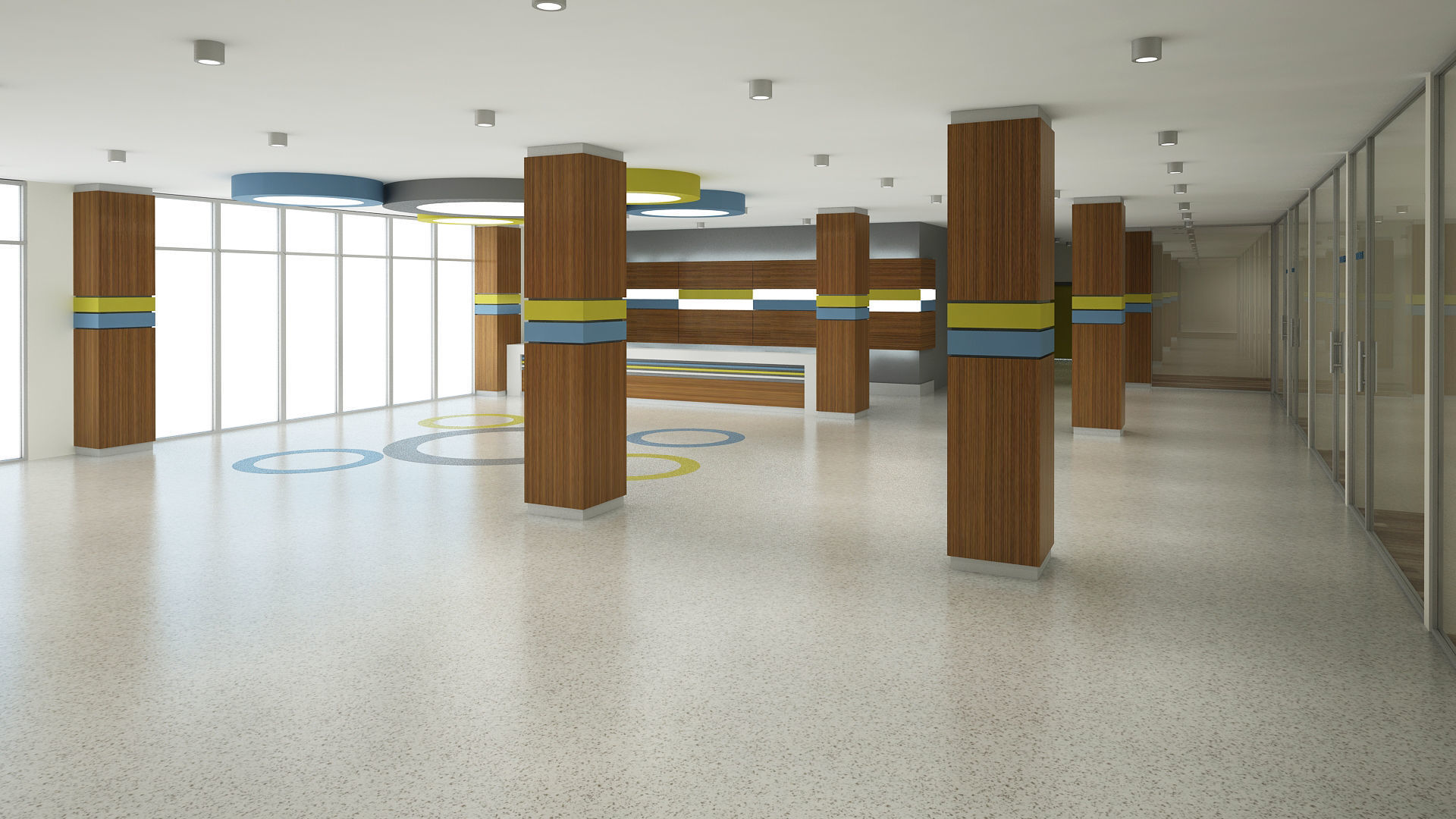 Lobby Interior 3D model | CGTrader