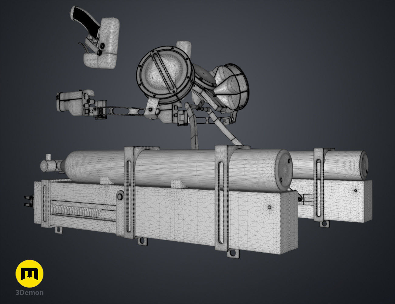 ODM Gear and Swords - Attack on Titan 3D model 3D printable | CGTrader