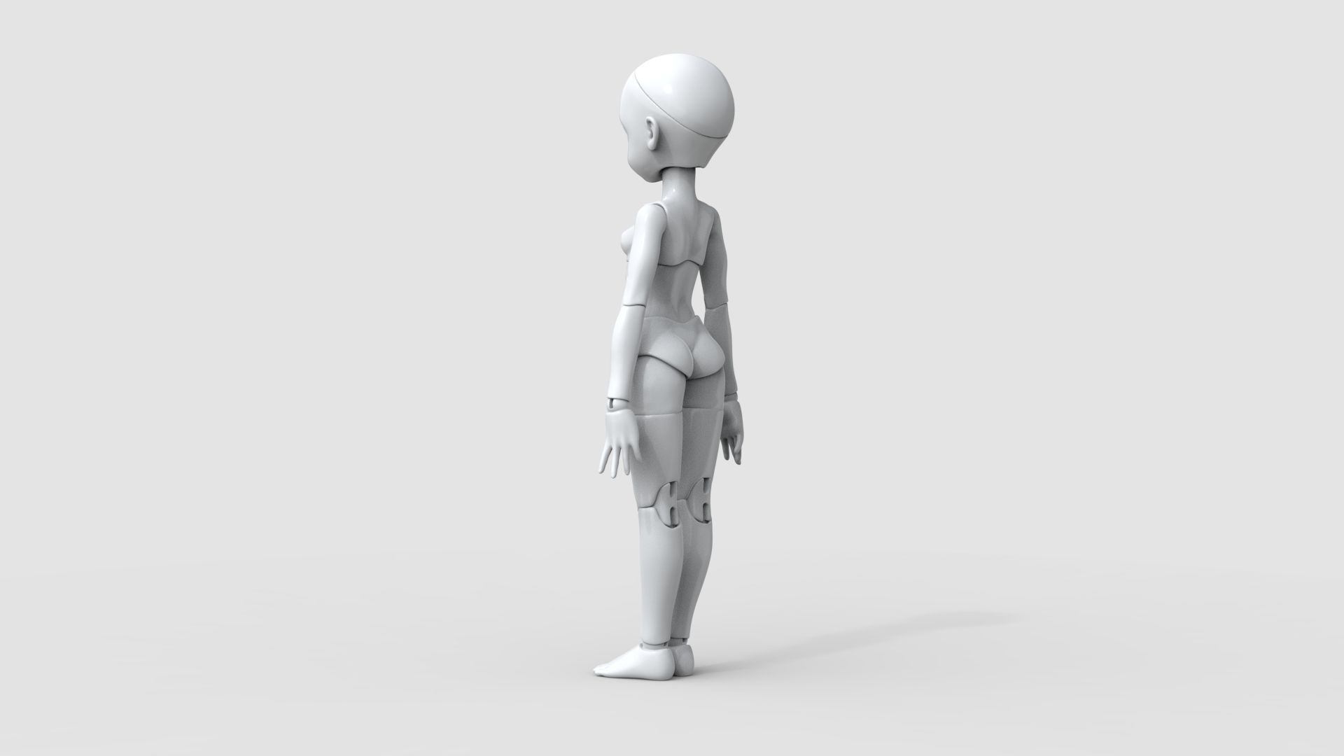 BJD doll Adeline ball joint doll 3D model 3D printable | CGTrader
