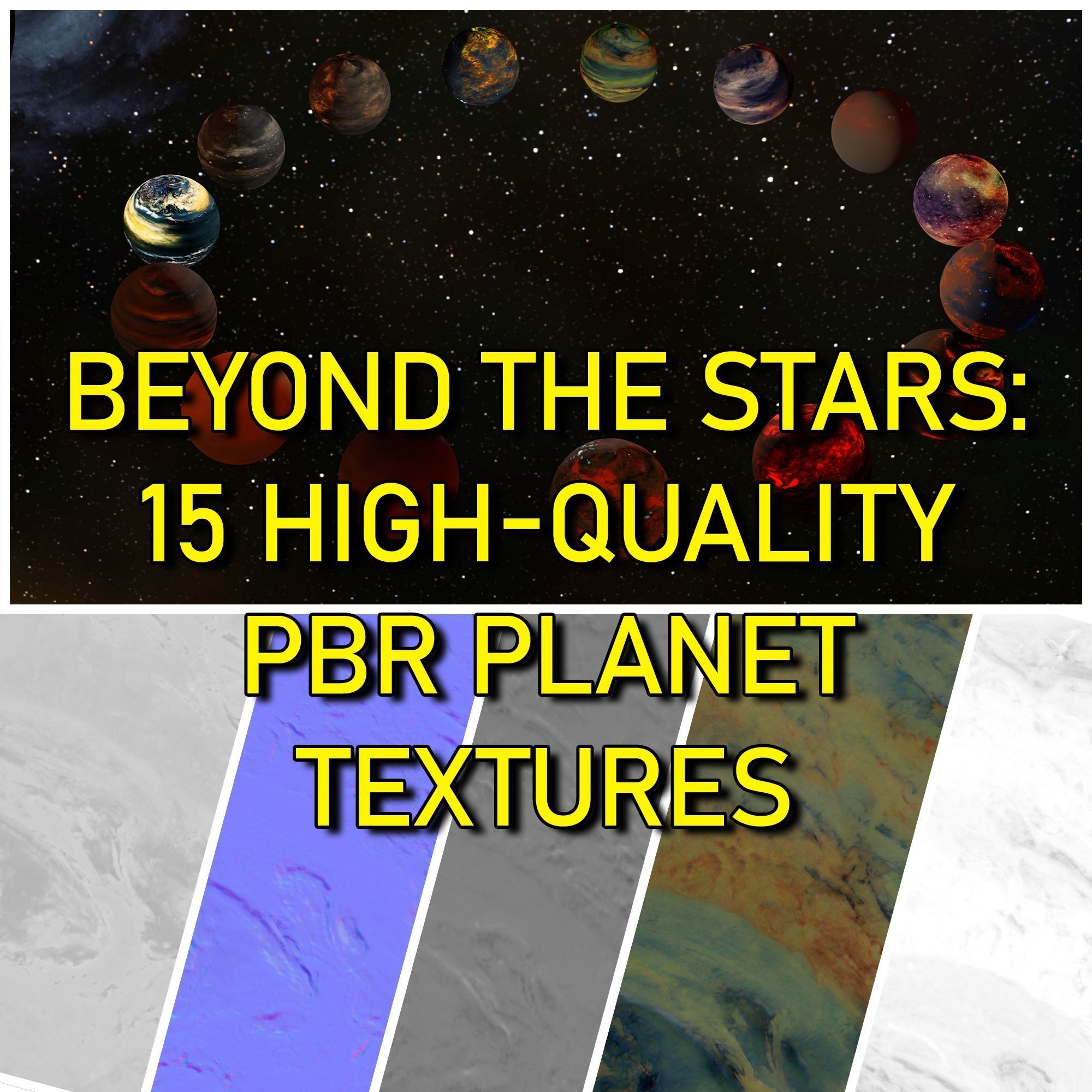 High Quality PBR Planet Textures Texture | CGTrader