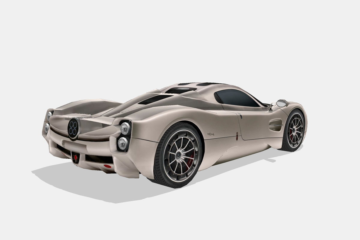 3D model Pagani Utopia 2023 VR / AR / low-poly | CGTrader