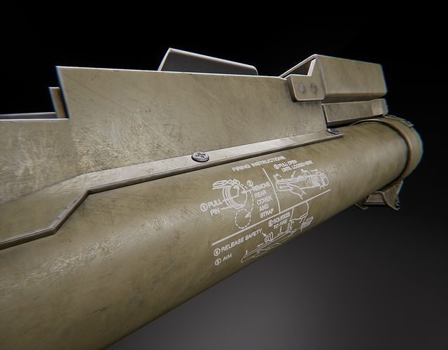 3D model AAA M72 LAW Game Ready PBR VR / AR / low-poly | CGTrader