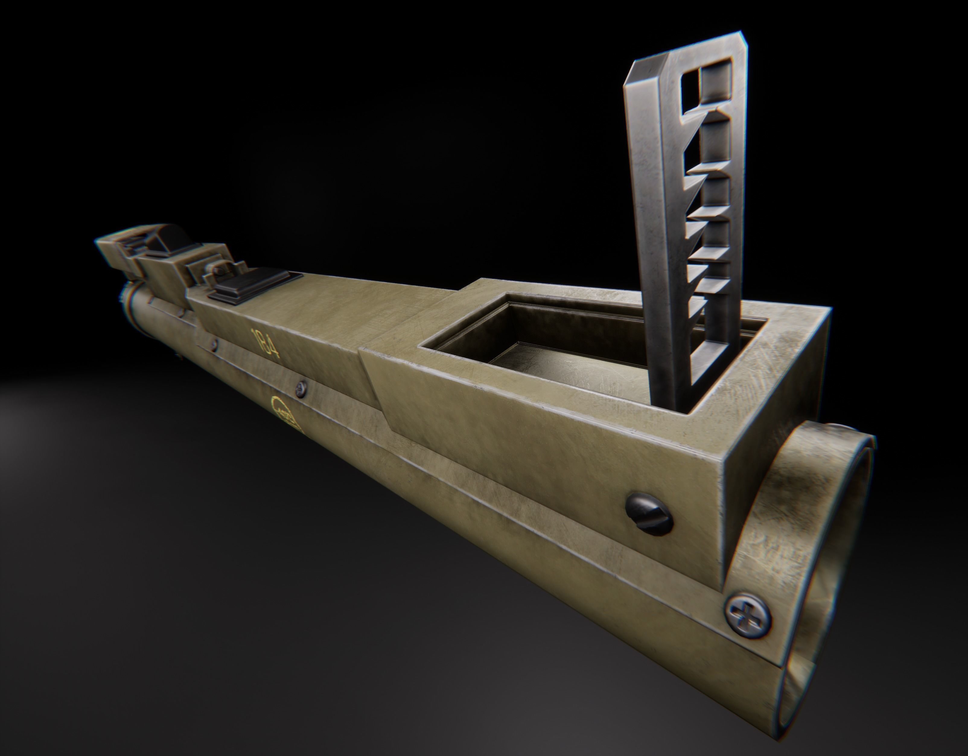 3D model AAA M72 LAW Game Ready PBR VR / AR / low-poly | CGTrader