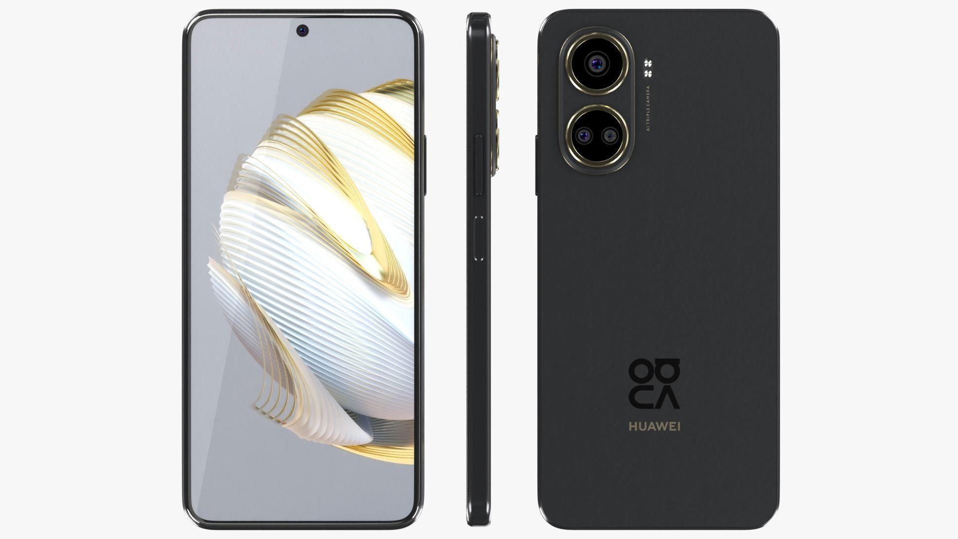3D model Huawei Nova 10 SE Black VR / AR / low-poly | CGTrader