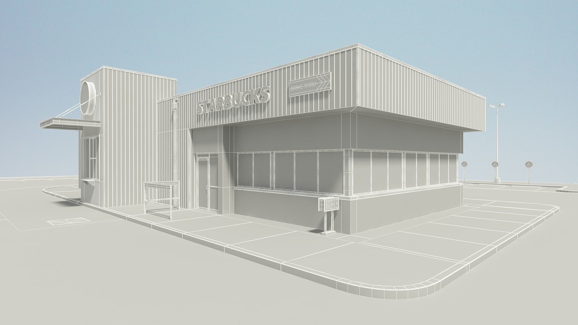 Starbucks Coffee Store 3D model | CGTrader