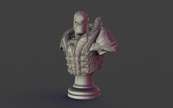 ONE10 General Raam Bust - Gear of Wars 3D model 3D printable | CGTrader