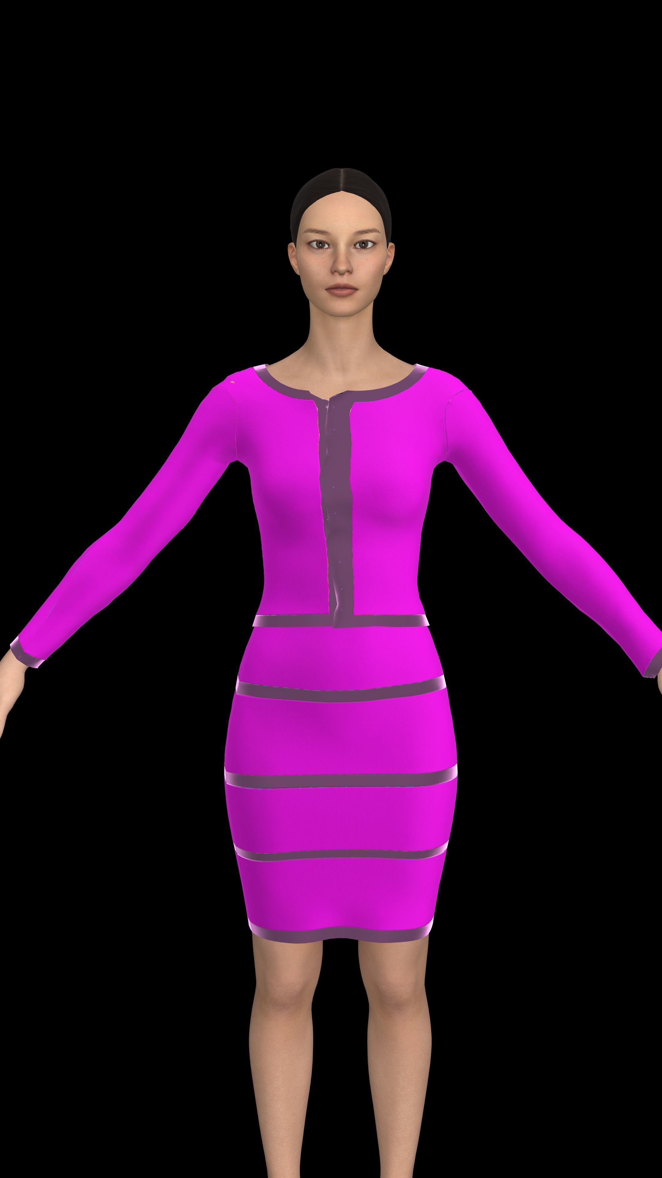 CLOTH DRESS AND SKIRT for character 3D model | CGTrader