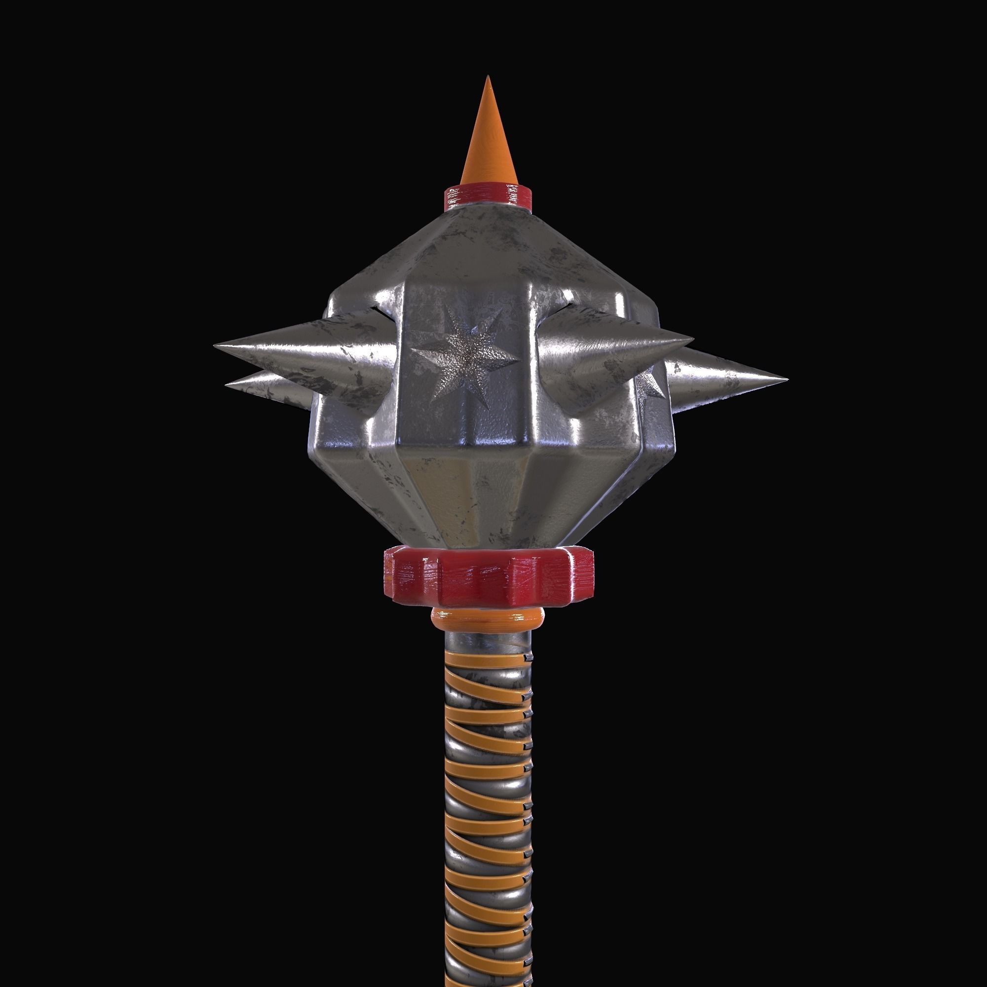 War Mace 1 3D model | CGTrader