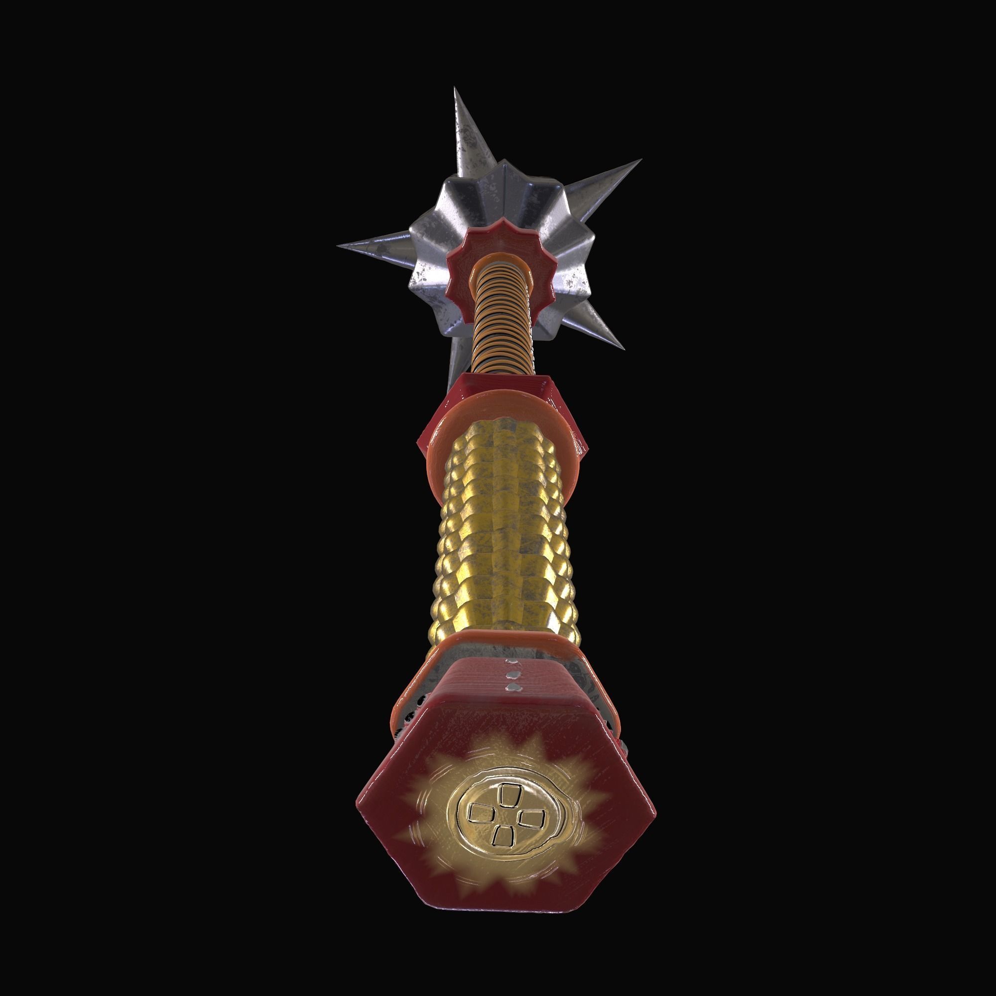 War Mace 1 3D model | CGTrader