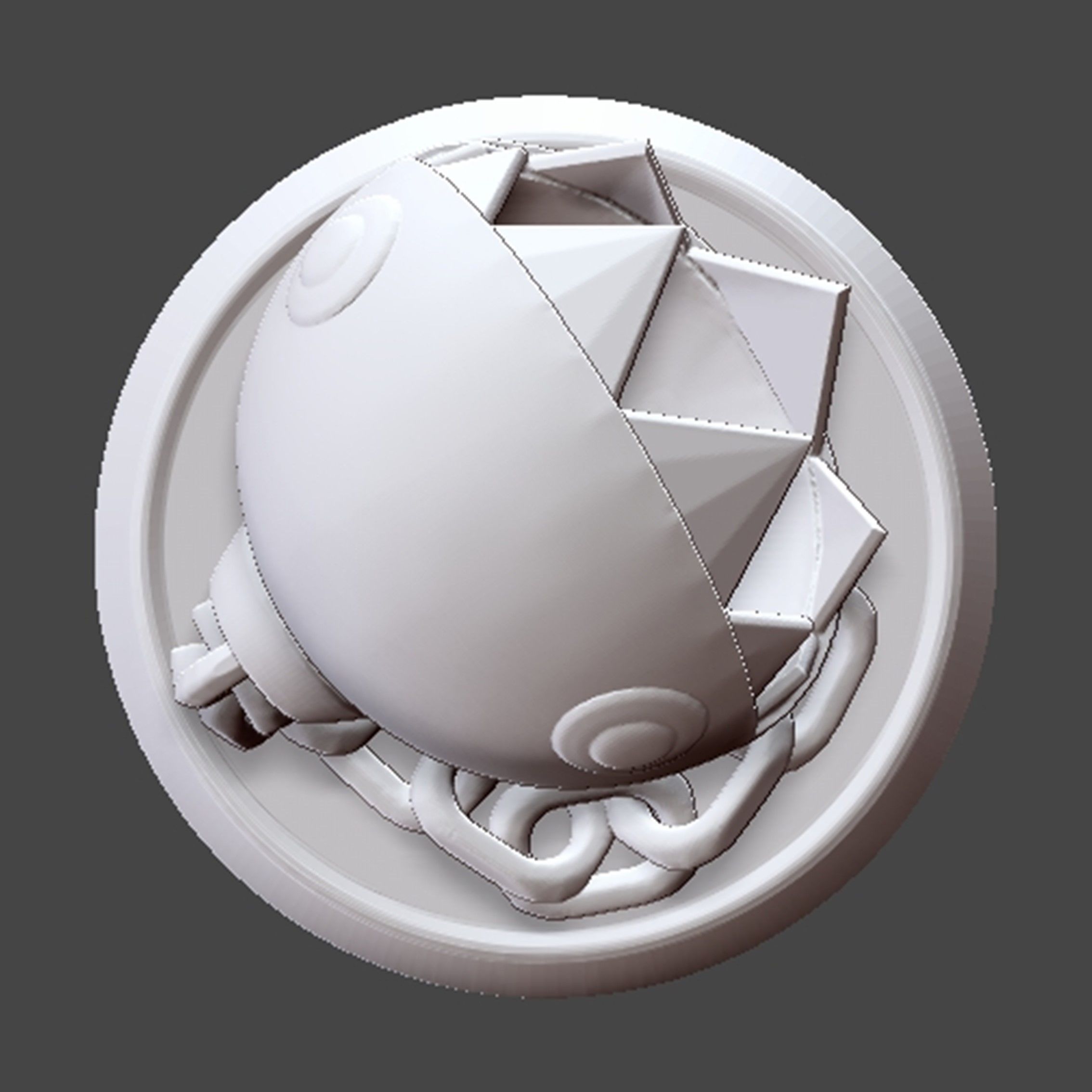 Chain Chomp Mario Based 3D model 3D printable | CGTrader