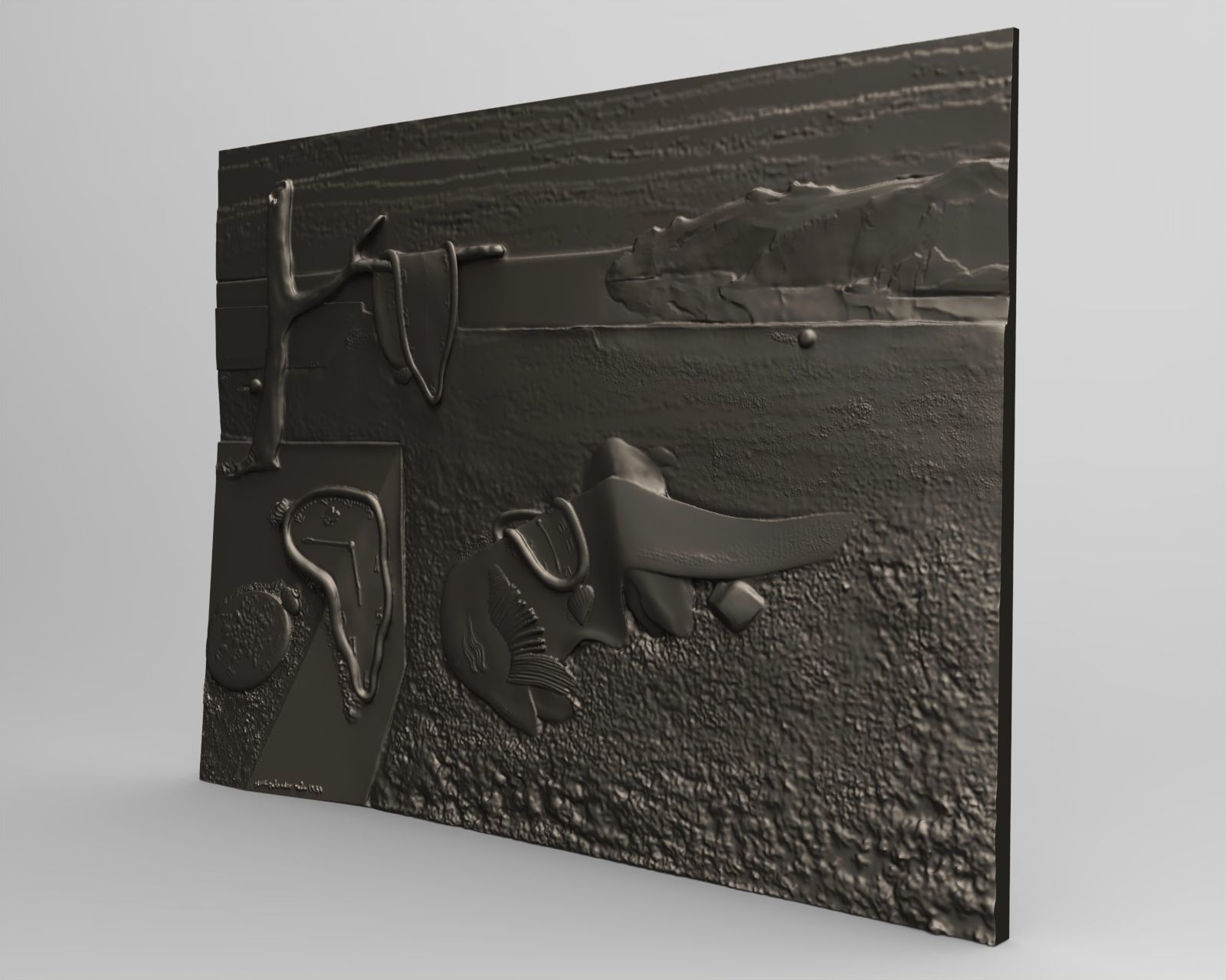 Dali 3d model The Persistence of Memory 3D model 3D printable | CGTrader