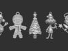 Christmas decorative STL 3D model 3D printable | CGTrader