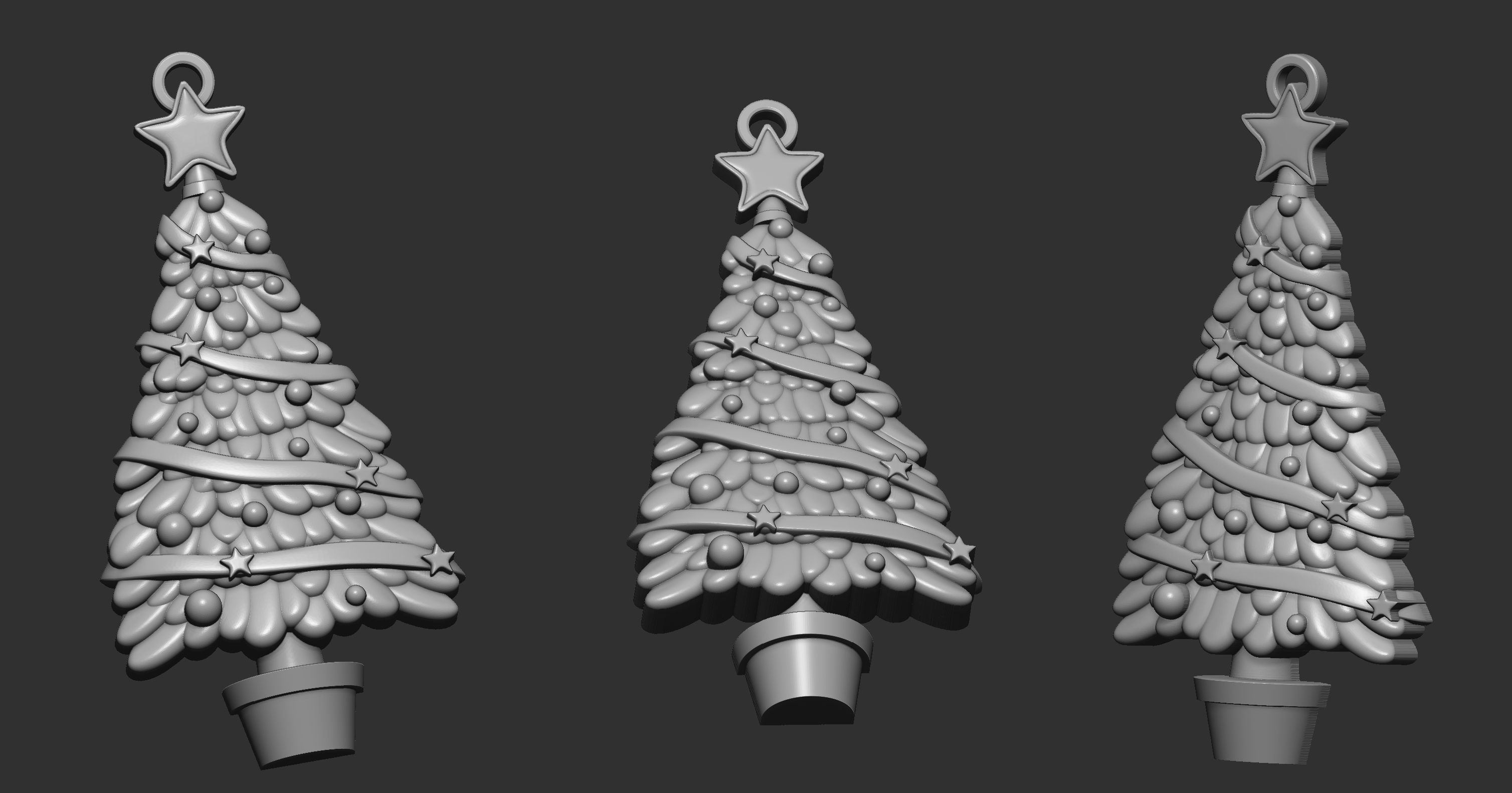 Christmas decorative STL 3D model 3D printable | CGTrader