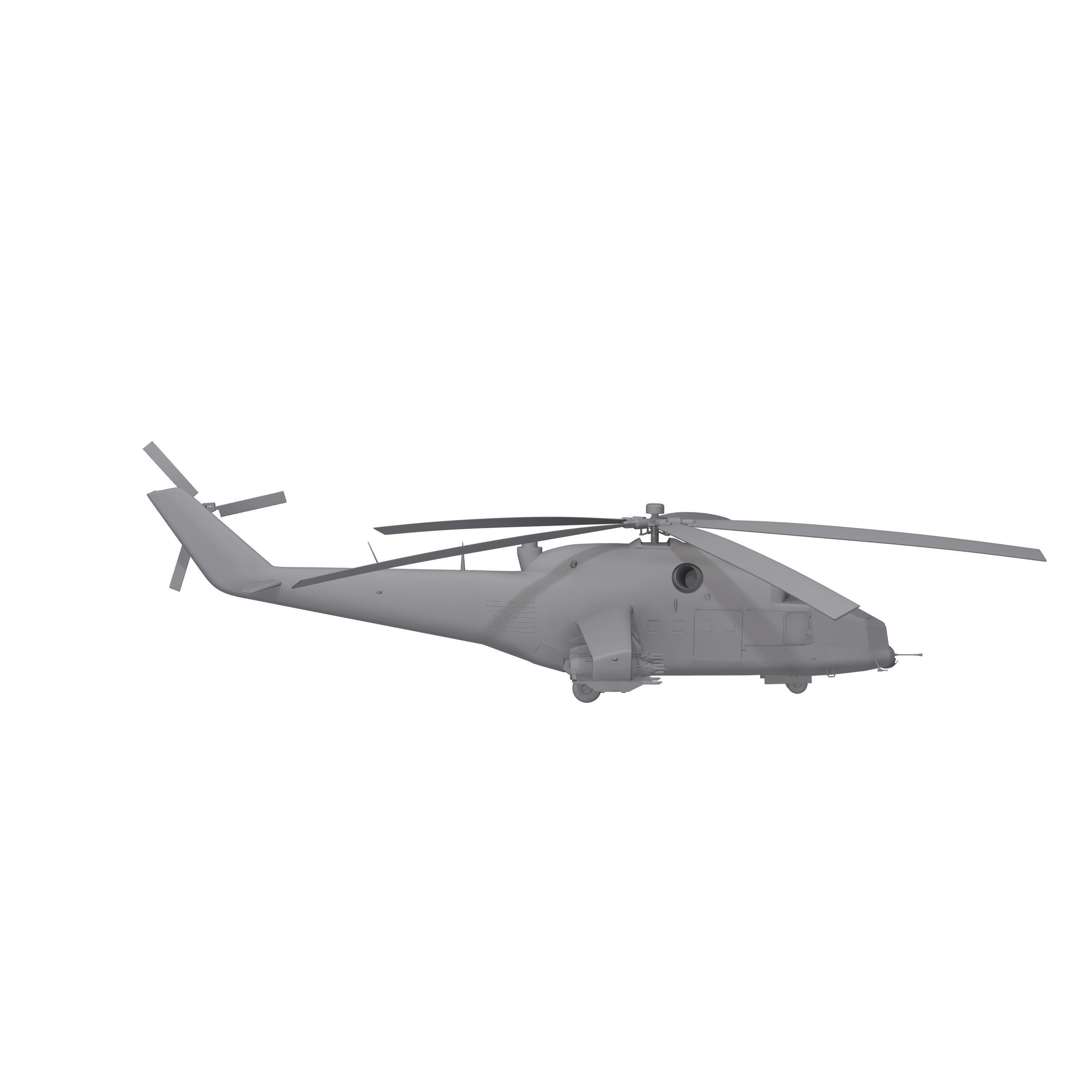 Russian military helicopter 3D model | CGTrader