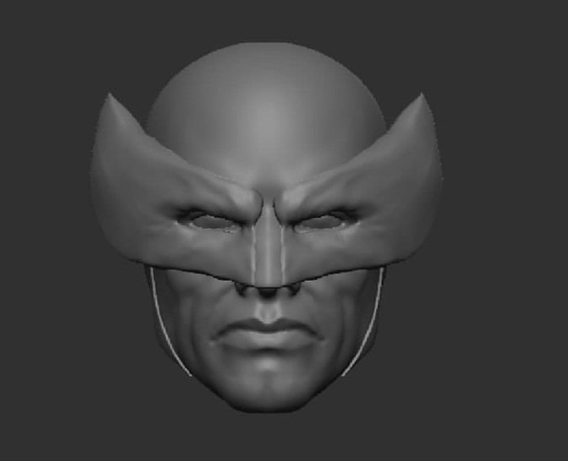 Wolverine Ml Head Masked 3D model 3D printable | CGTrader