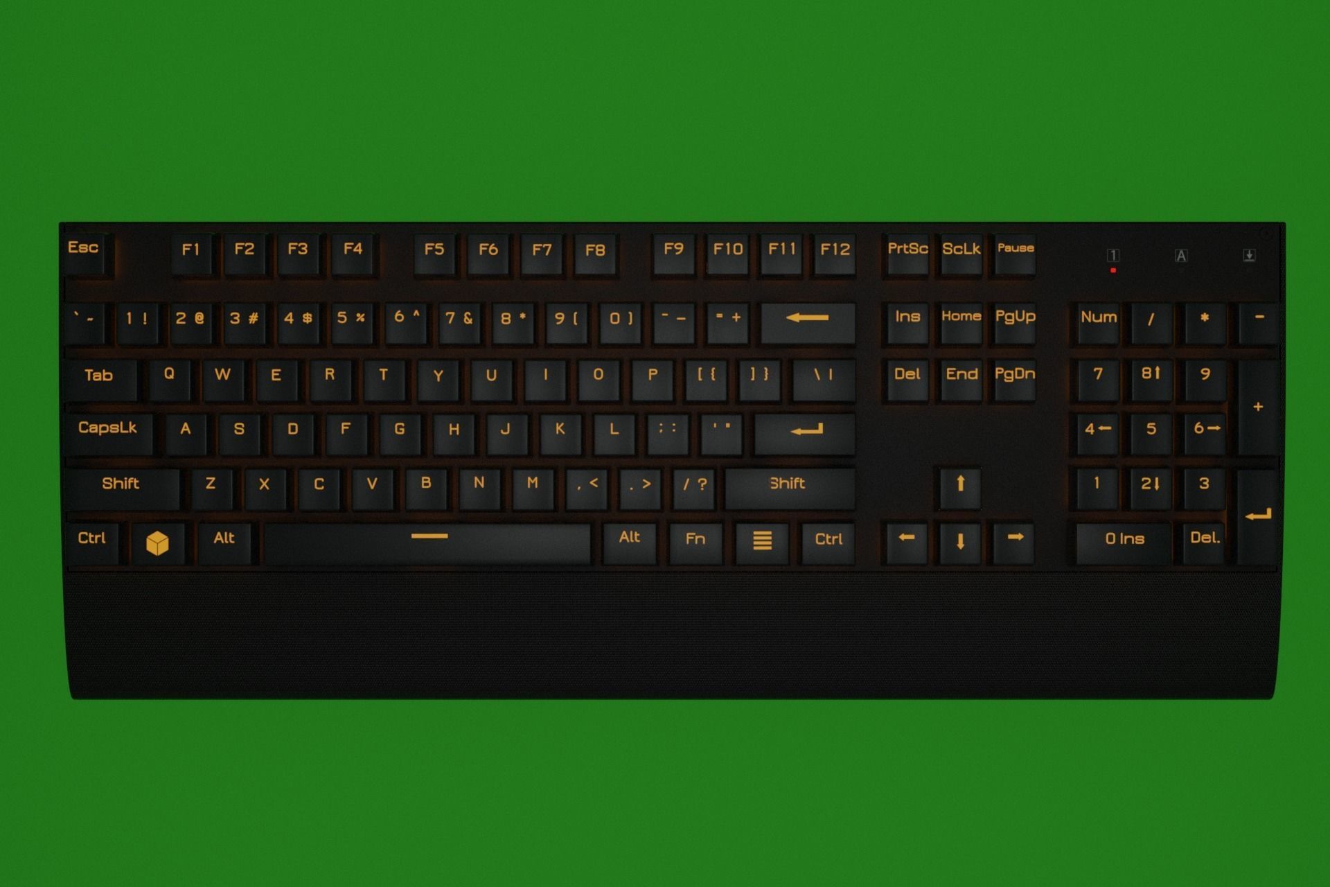 RGB Gaming Keyboard 3D model | CGTrader
