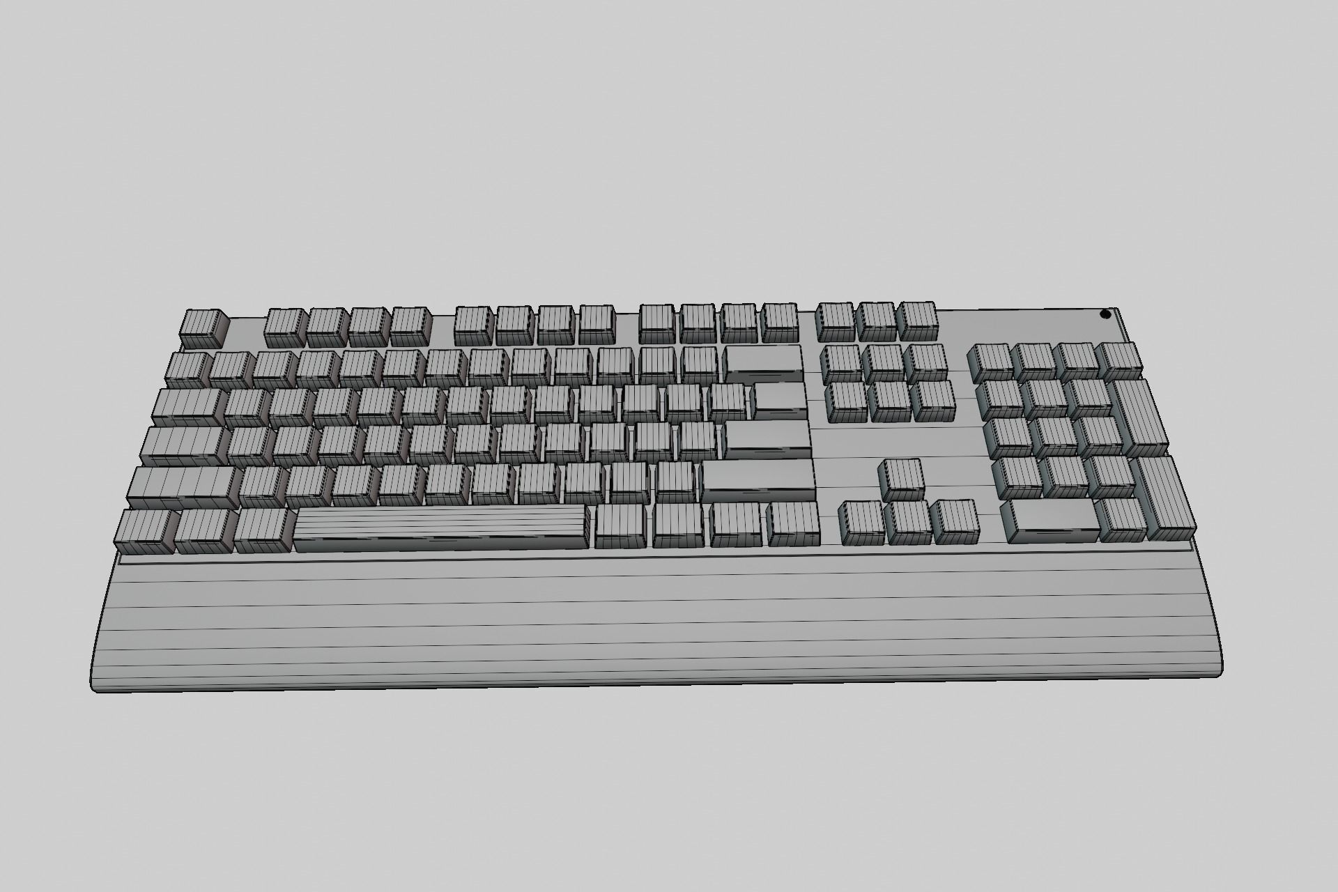 RGB Gaming Keyboard 3D model | CGTrader