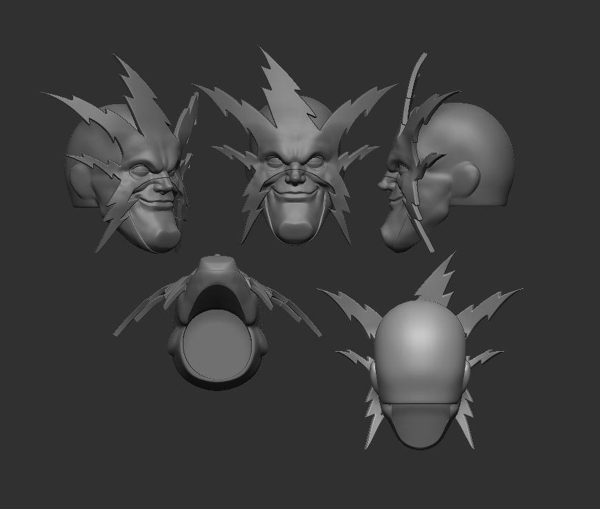 Electro Animated - Headsculpt for Action Figures 3D print model 3D ...