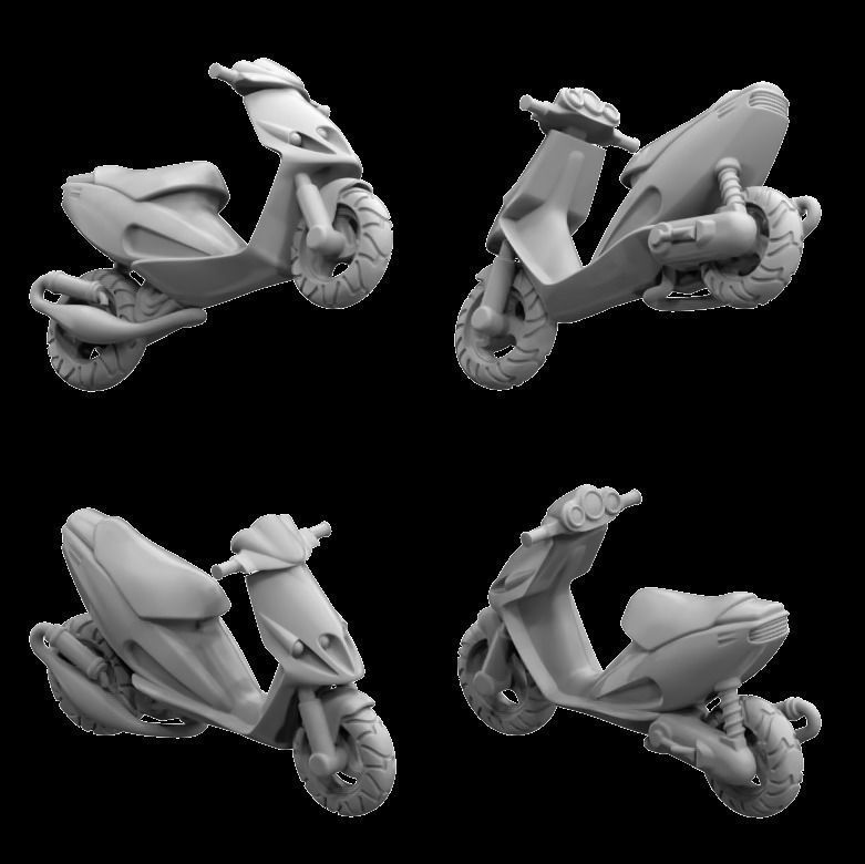 3D Printable Scooter Phantom f12 Malaguti 3D model 3D printable | CGTrader