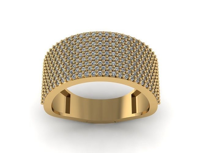light gram ring-40 3D model 3D printable | CGTrader