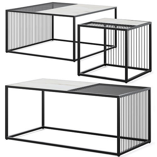 Coffee Table Twice by Kare Design 3D model | CGTrader