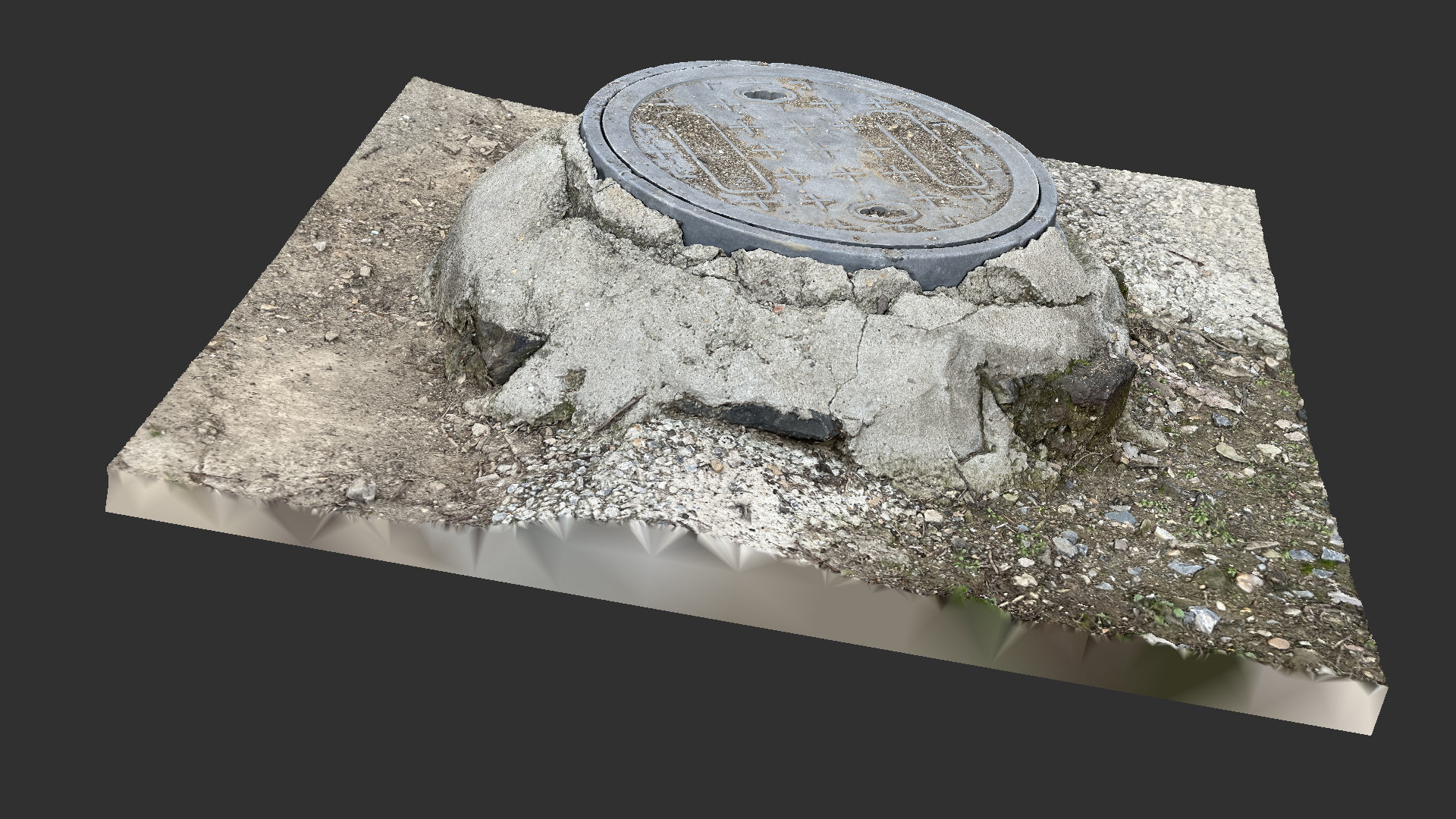 Manhole 3d Scan 3D model | CGTrader