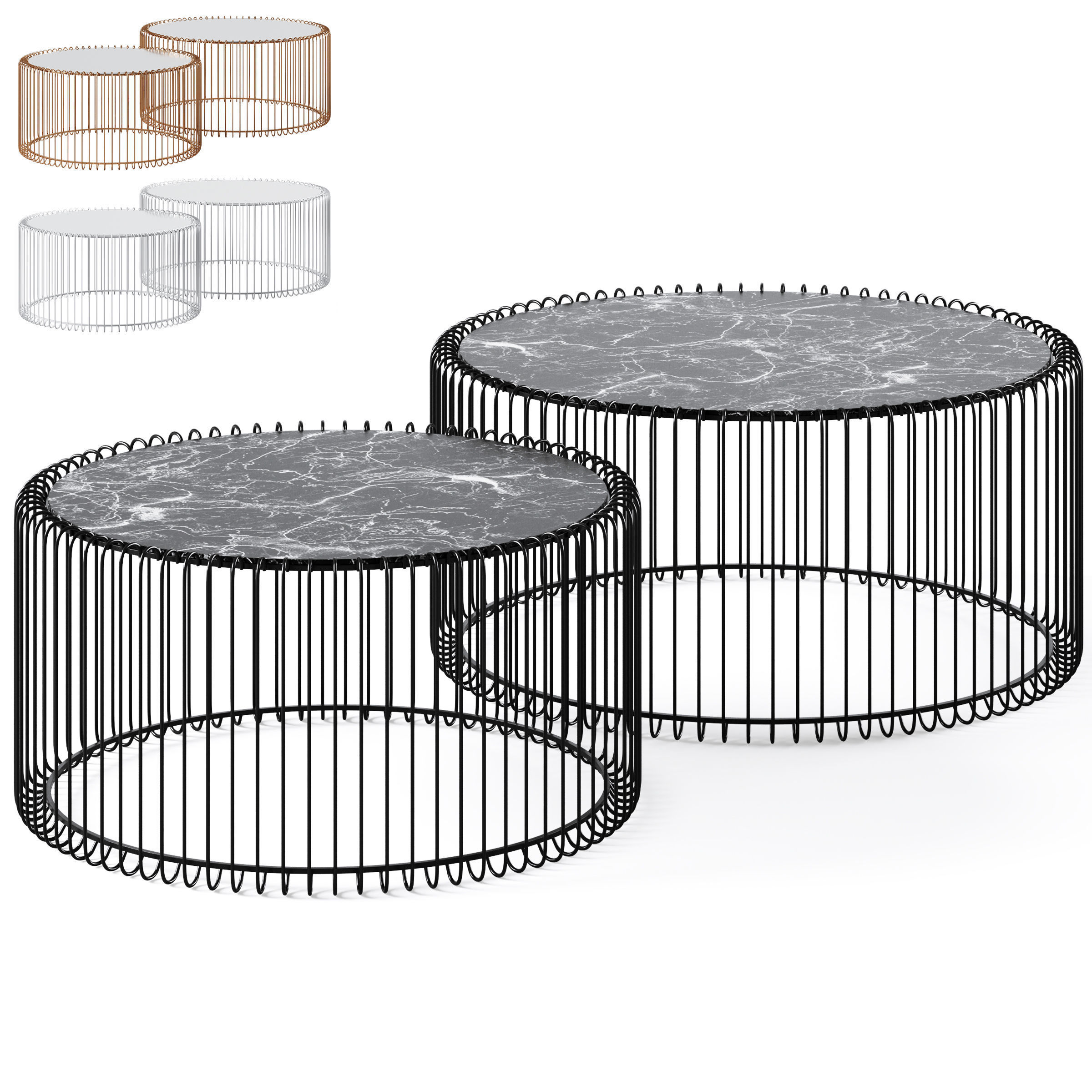 Coffee table Wire by Kare Design 3D model | CGTrader