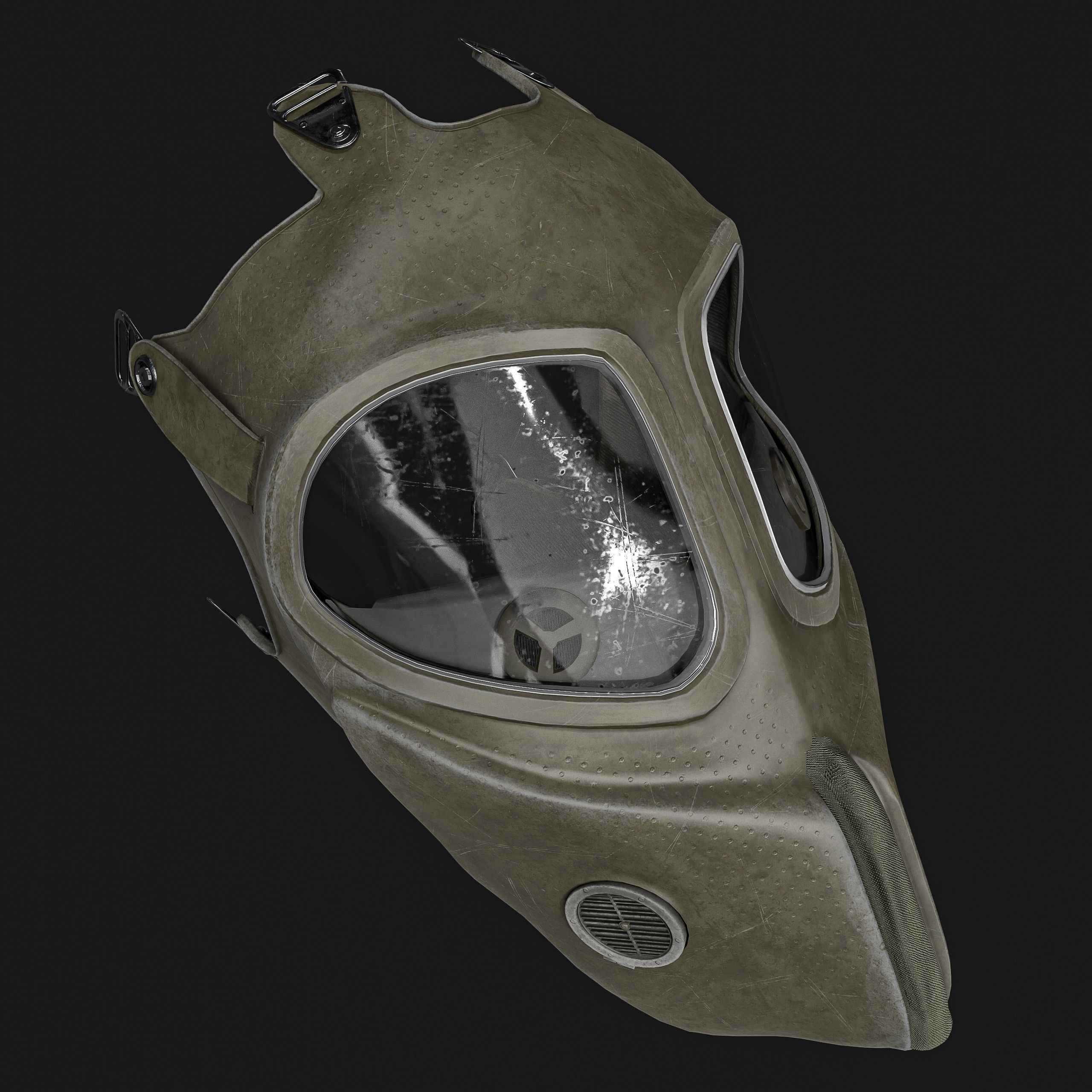 3D model XM28 Gas Mask VR / AR / low-poly | CGTrader