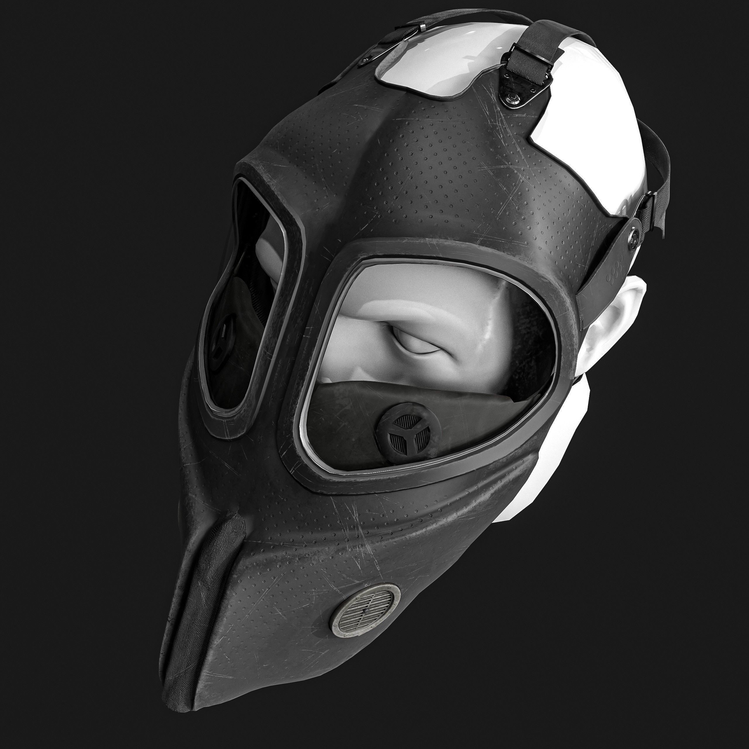 3D model XM28 Gas Mask VR / AR / low-poly | CGTrader