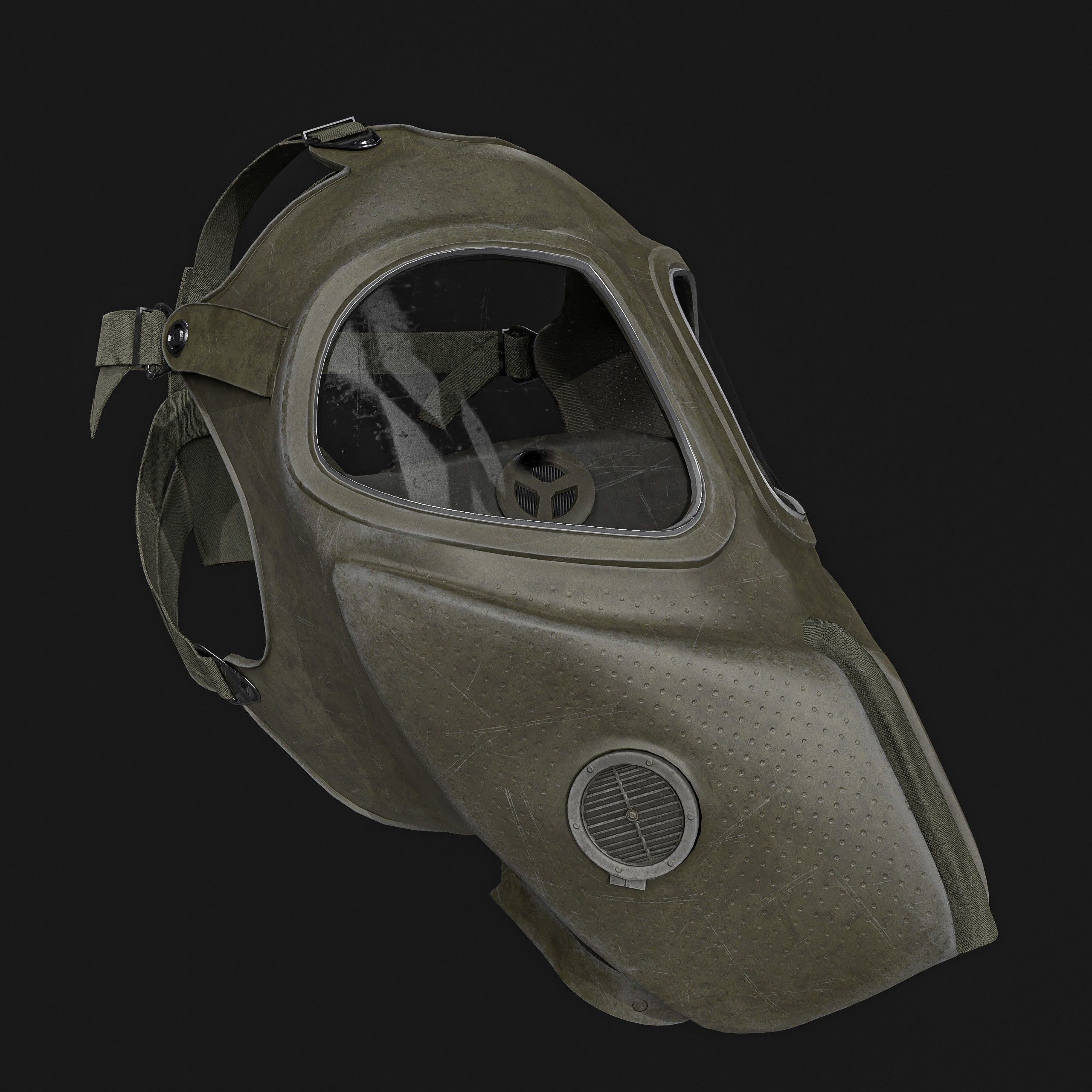 3D model XM28 Gas Mask VR / AR / low-poly | CGTrader