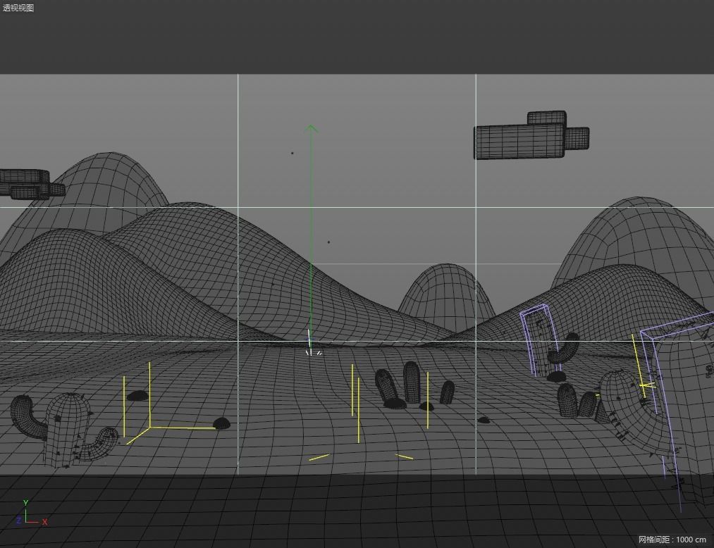 cartoon desert 3D model | CGTrader
