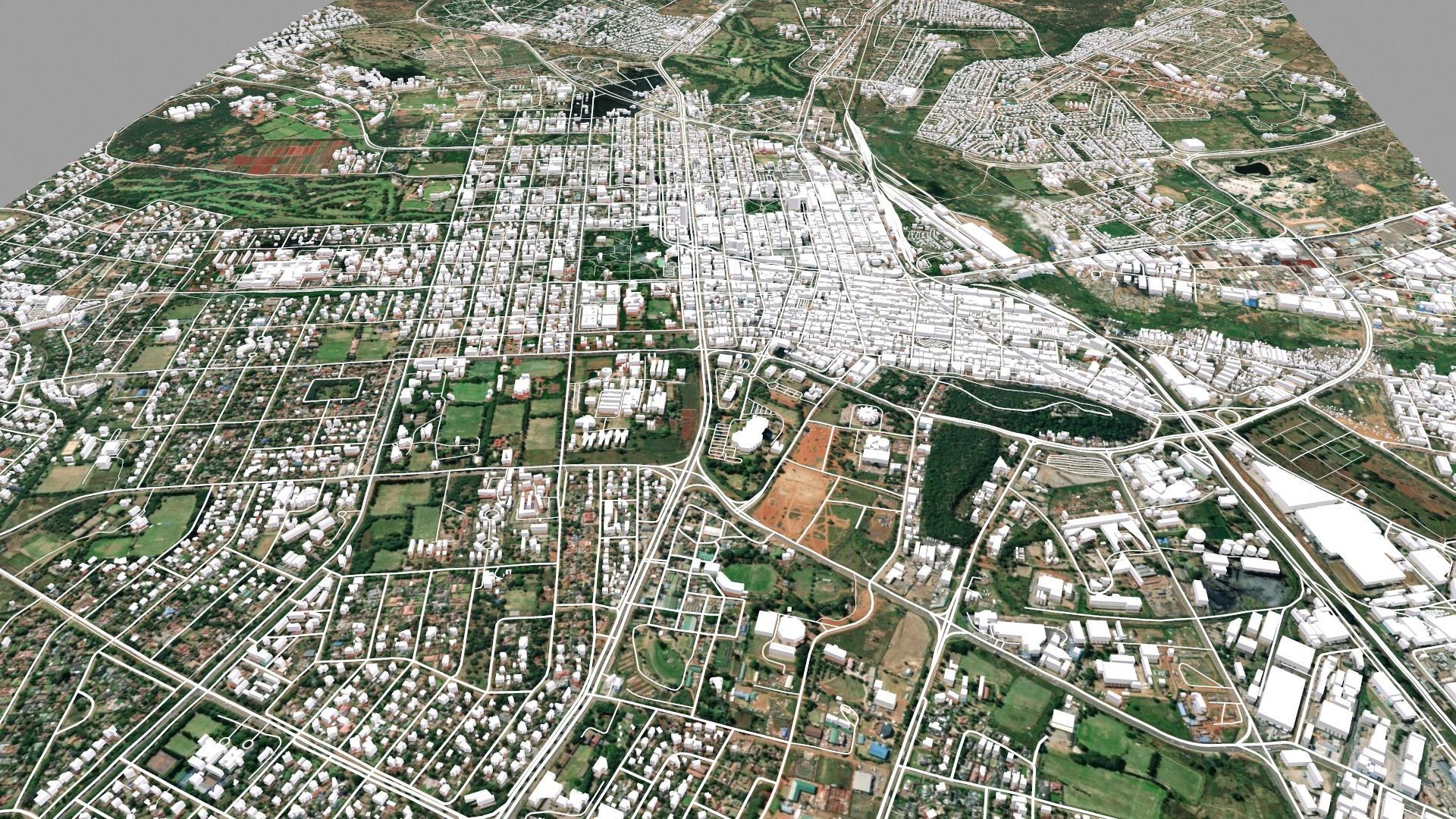 Cityscape Harare Zimbabwe 3D model | CGTrader