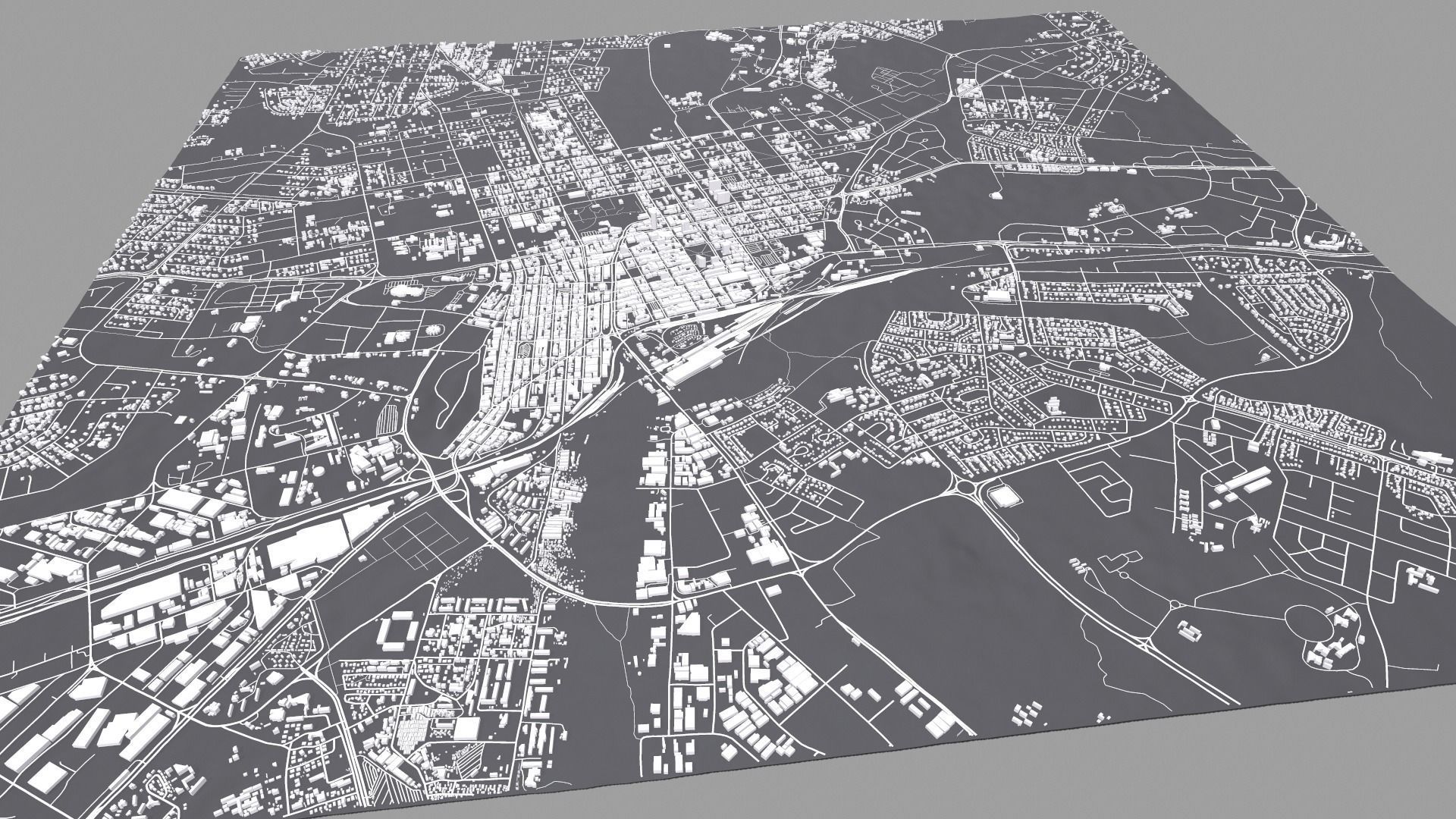 Cityscape Harare Zimbabwe 3D model | CGTrader