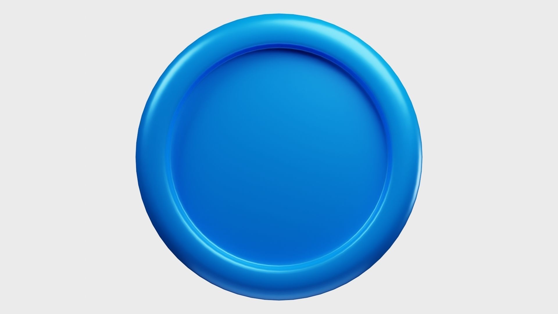 Filecoin or FIL Blue Crypto Coin with cartoon style 3D model | CGTrader
