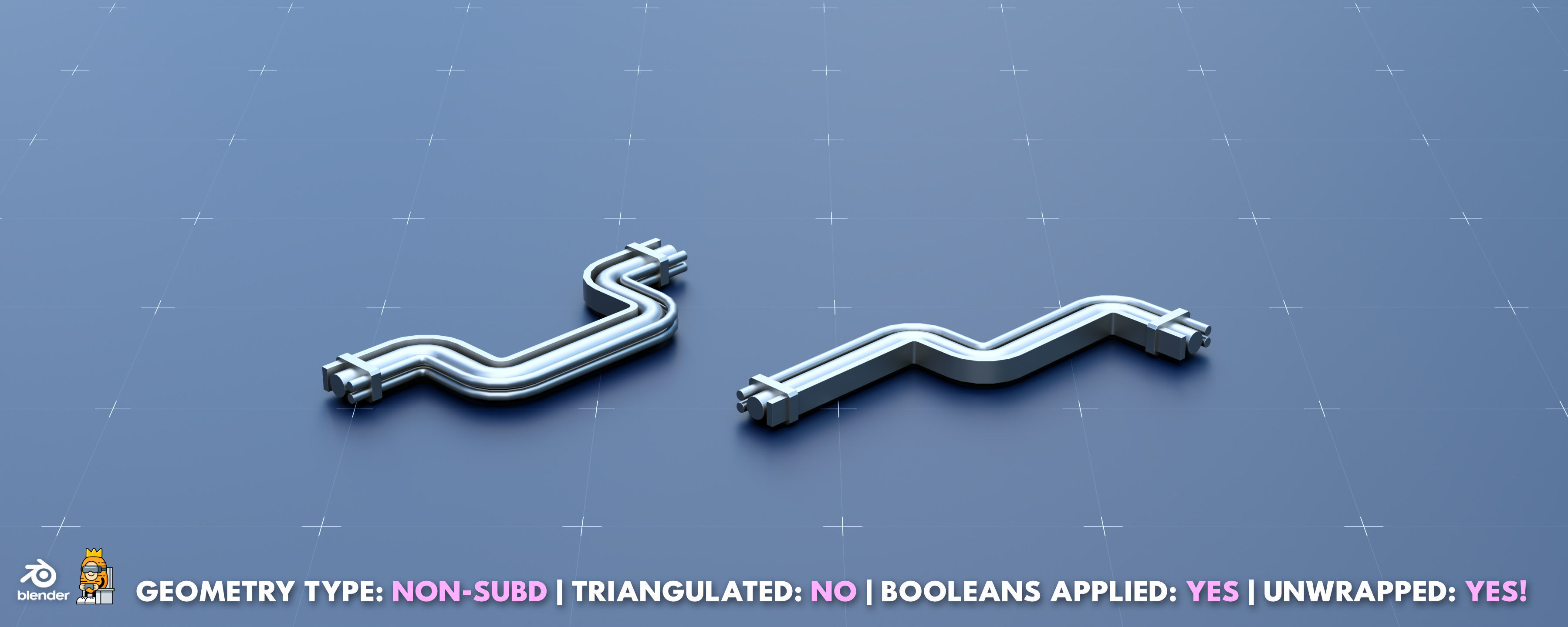 Simple Greeble Cable Kitbash free 3D model | CGTrader