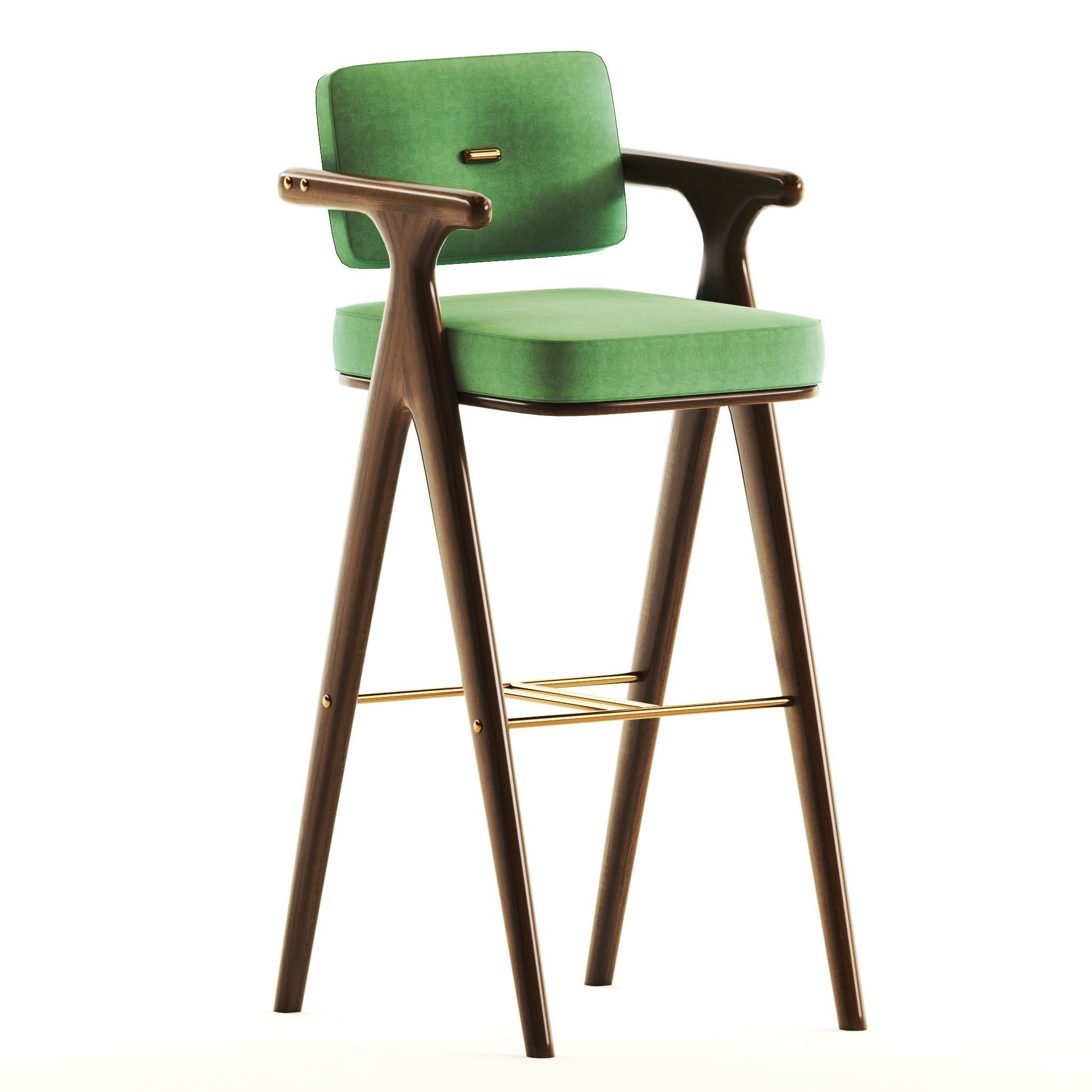 Bernard bar chair 3D model | CGTrader