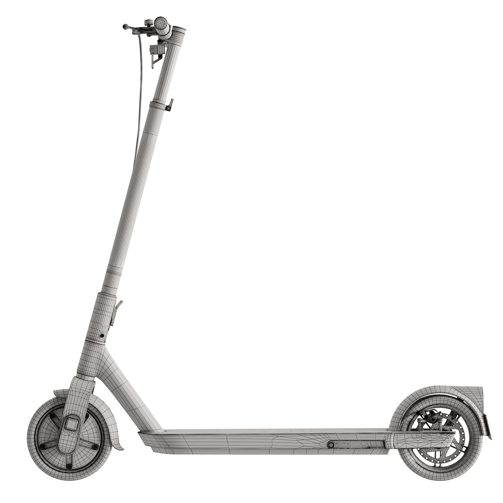 Electric Scooter - Full Process and 3d Models 3D model | CGTrader