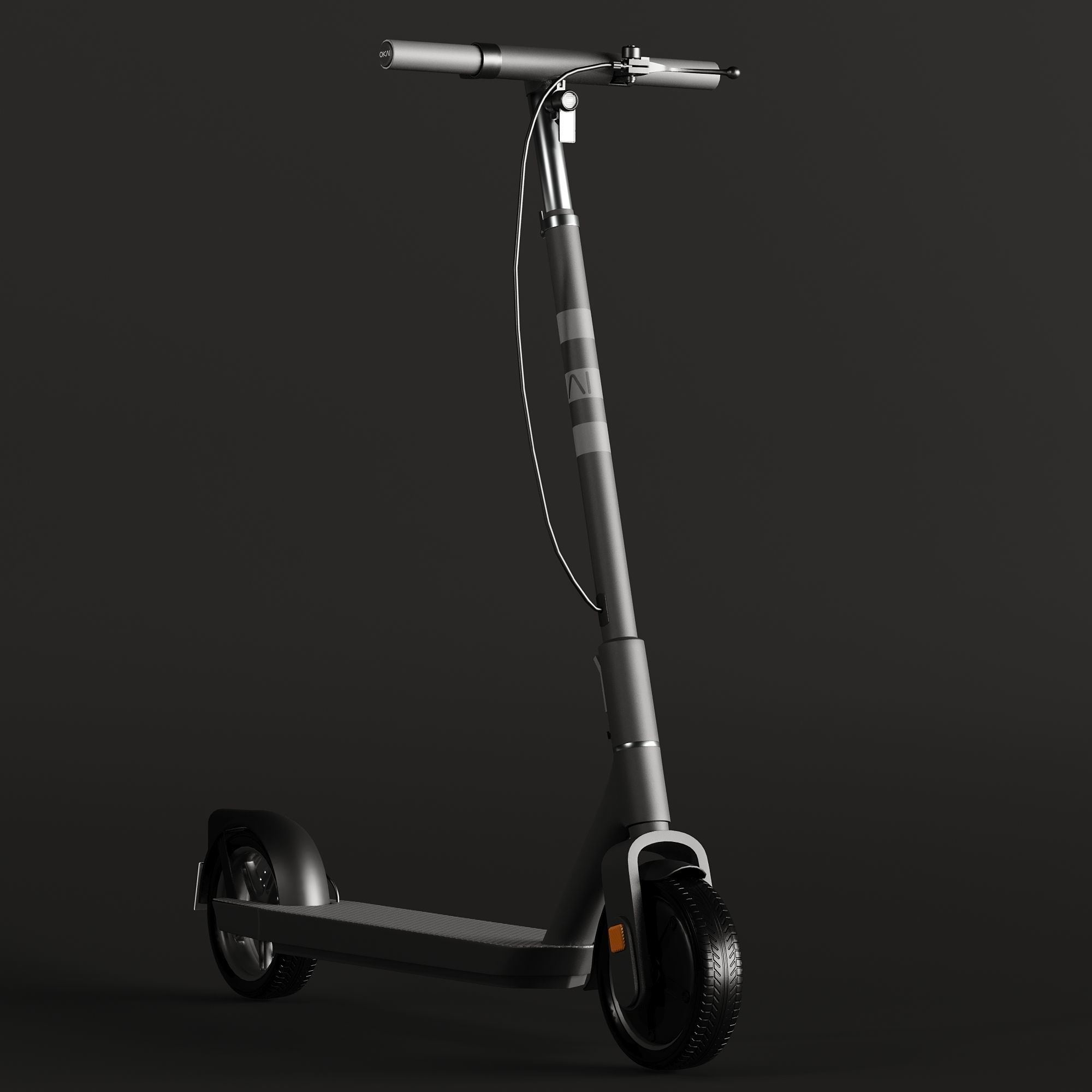 Electric Scooter - Full Process and 3d Models 3D model | CGTrader