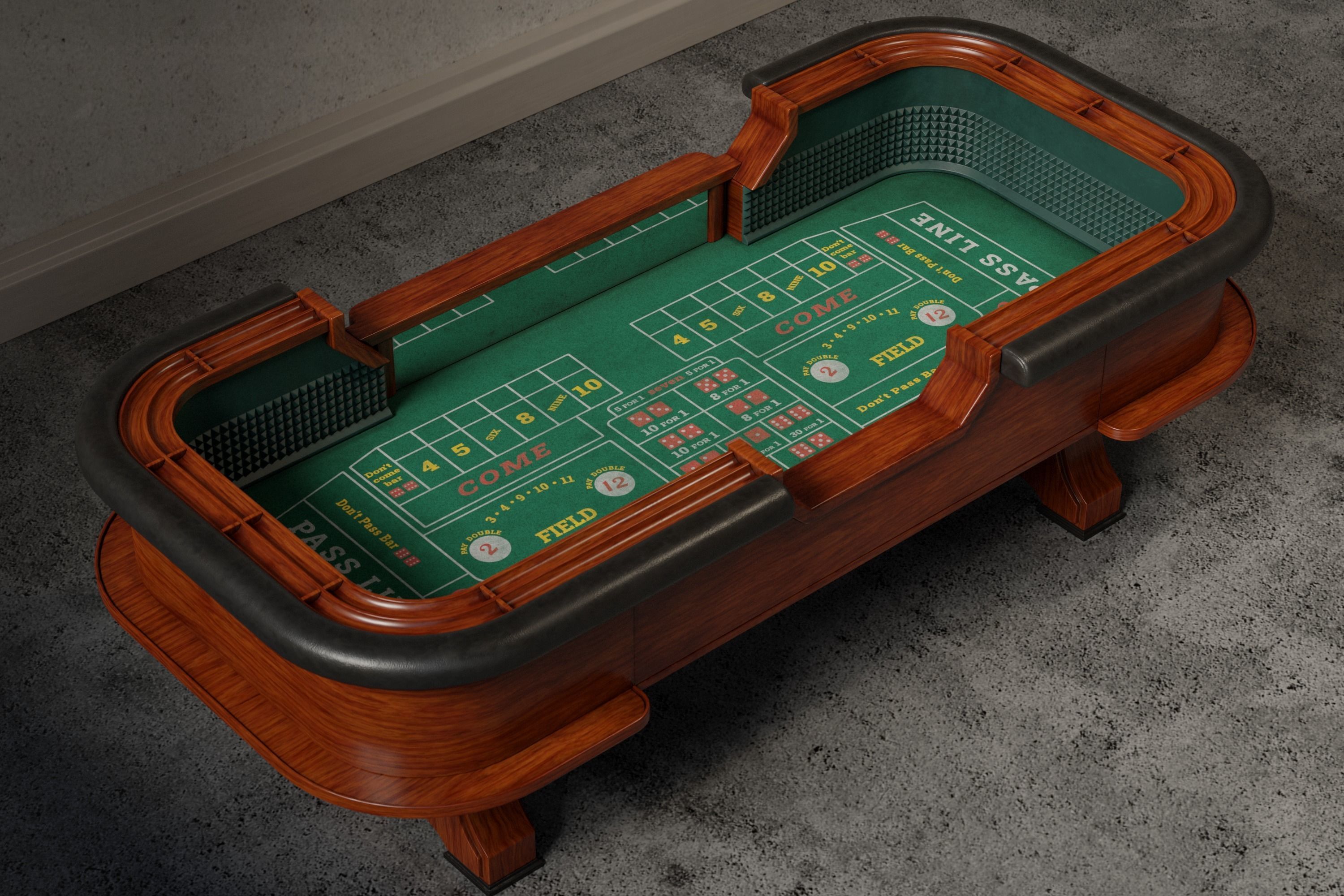 3D model Craps Table 3D VR / AR / low-poly | CGTrader