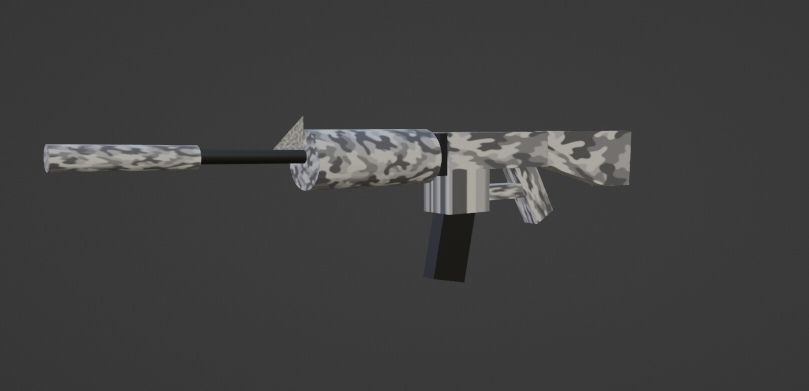 3D model weapon m4 VR / AR / low-poly | CGTrader