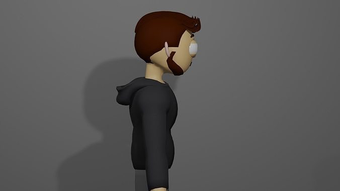 3D model Customizable Cartoon Characters VR / AR / low-poly | CGTrader